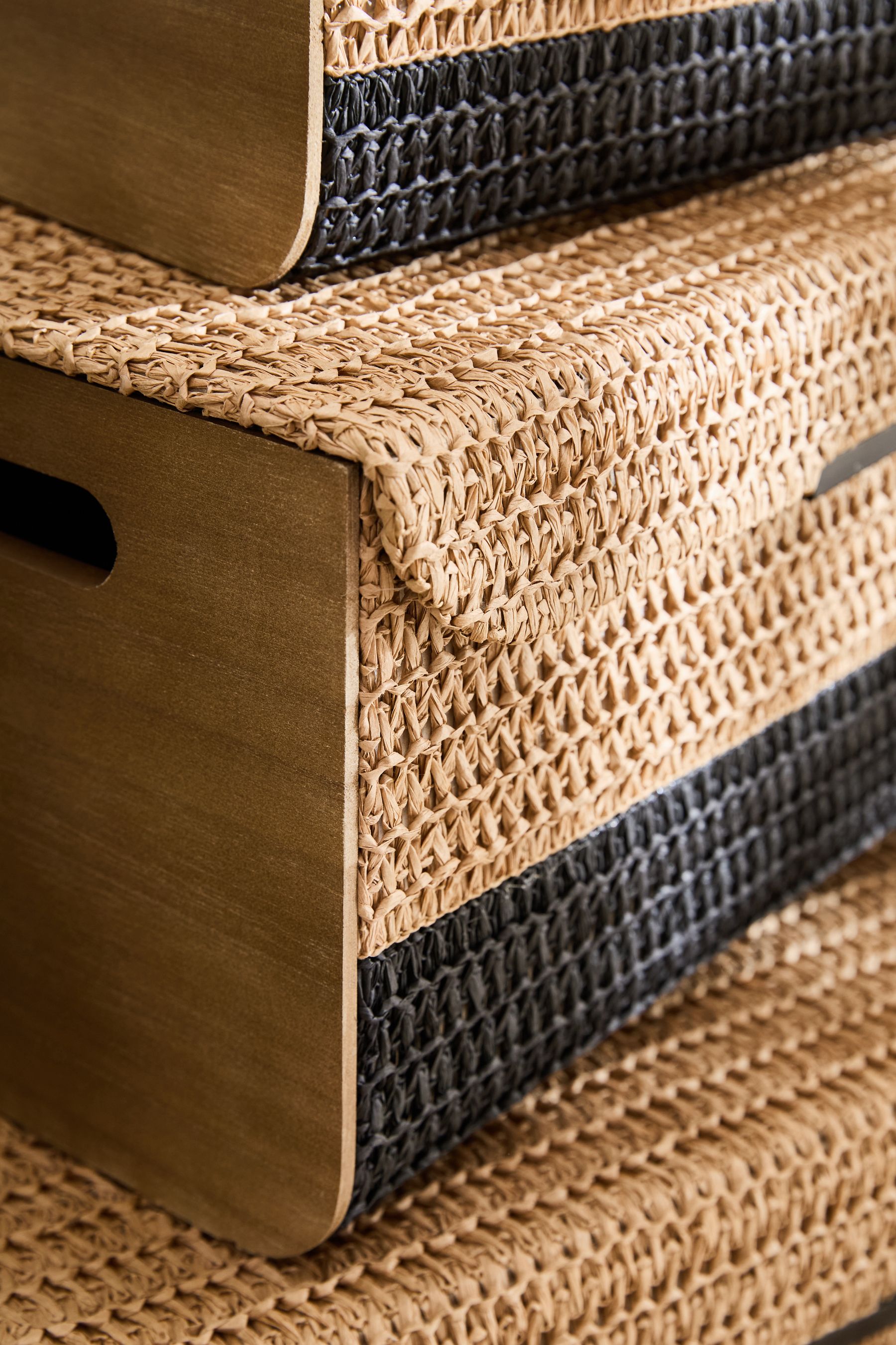 Buy Natural Bronx Storage Trunks Set Of 2 from the Next UK online shop