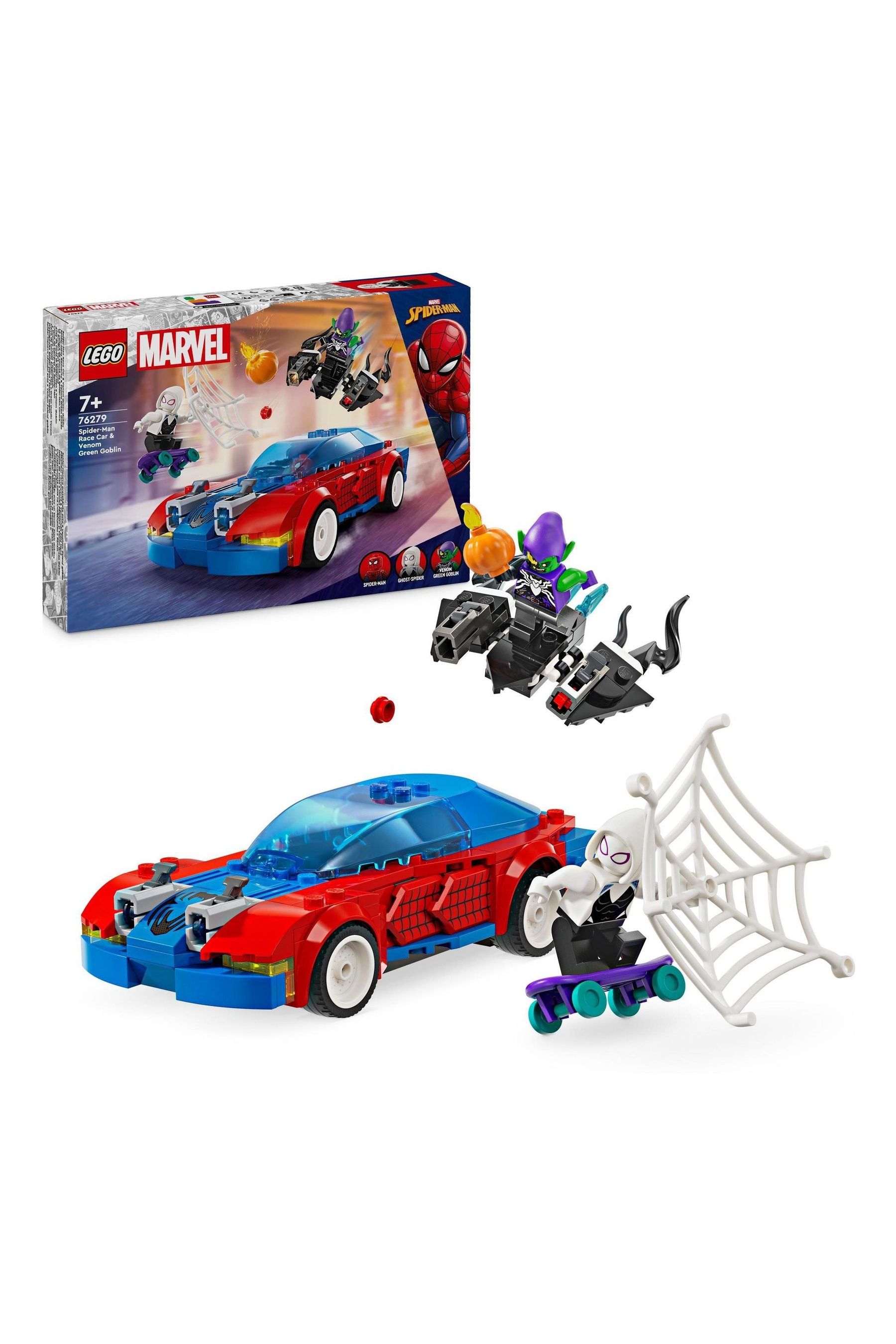 Buy Lego Marvel SpiderMan Race Car Venom Green Goblin 76279 from the ...