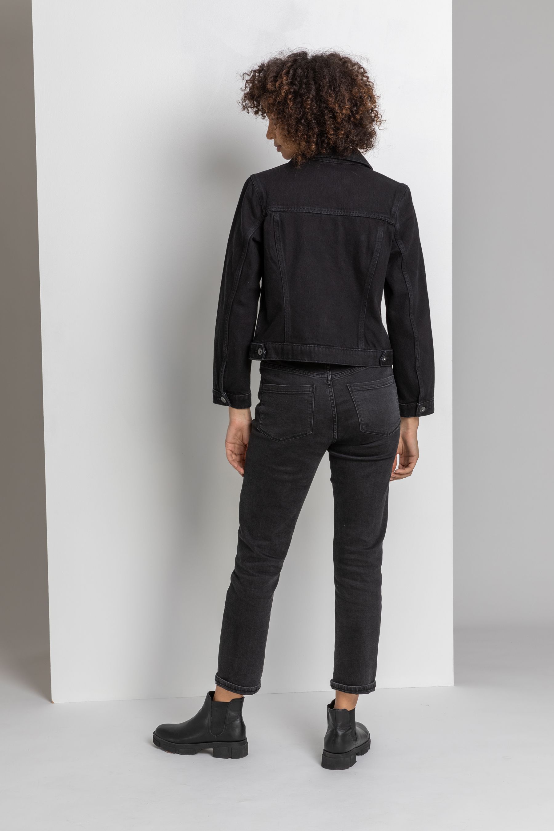 Buy Roman Black Denim Jacket from the Next UK online shop