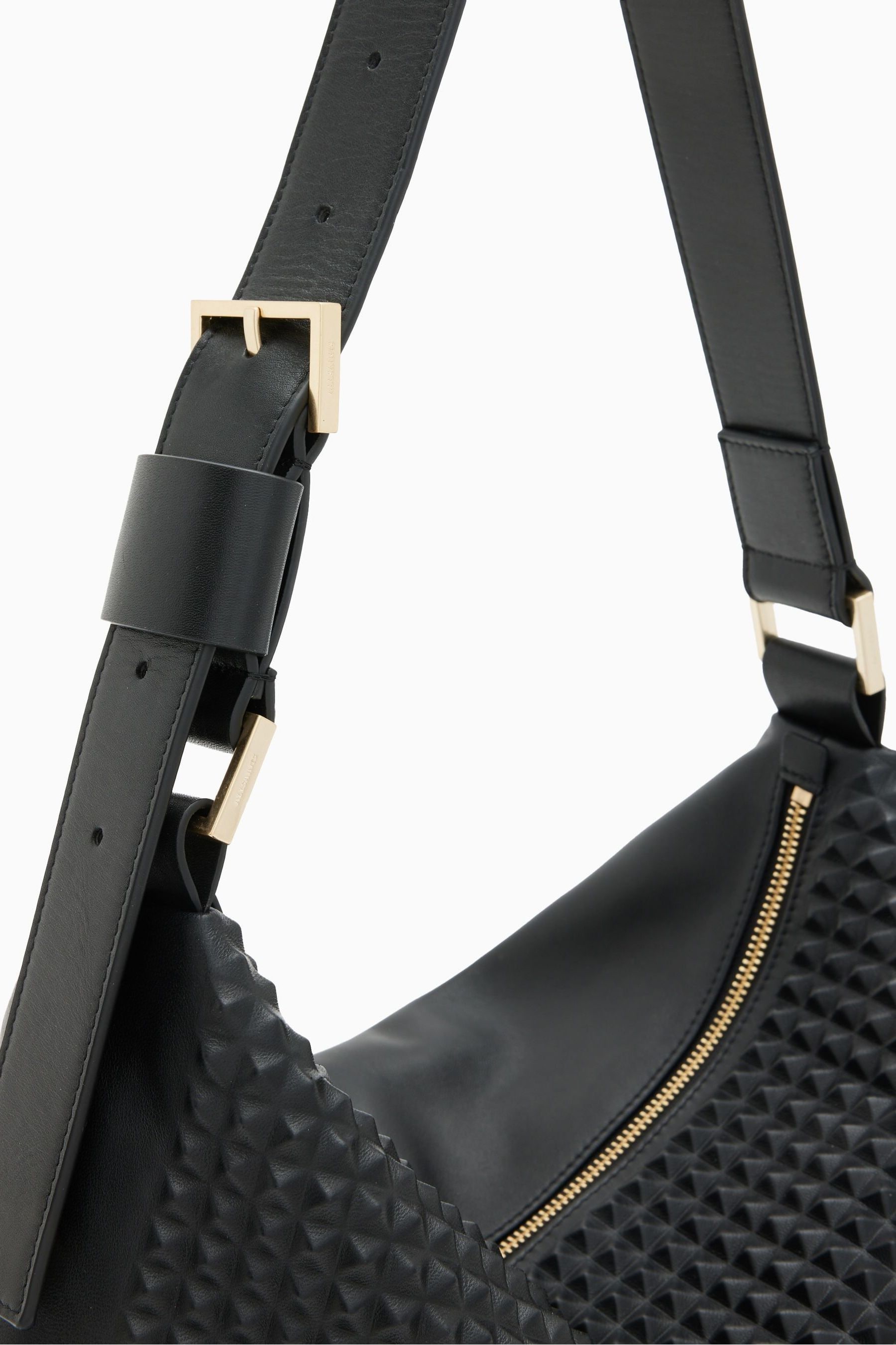 Buy AllSaints Black Edbury Stud Shoulder Bag from the Next UK online shop