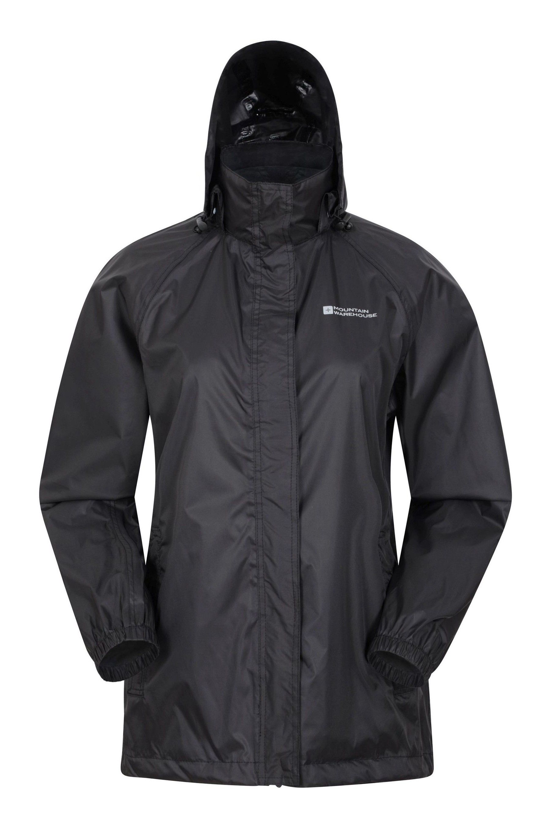 Buy Mountain Warehouse Black Womens Pakka II Waterproof Jacket from the ...