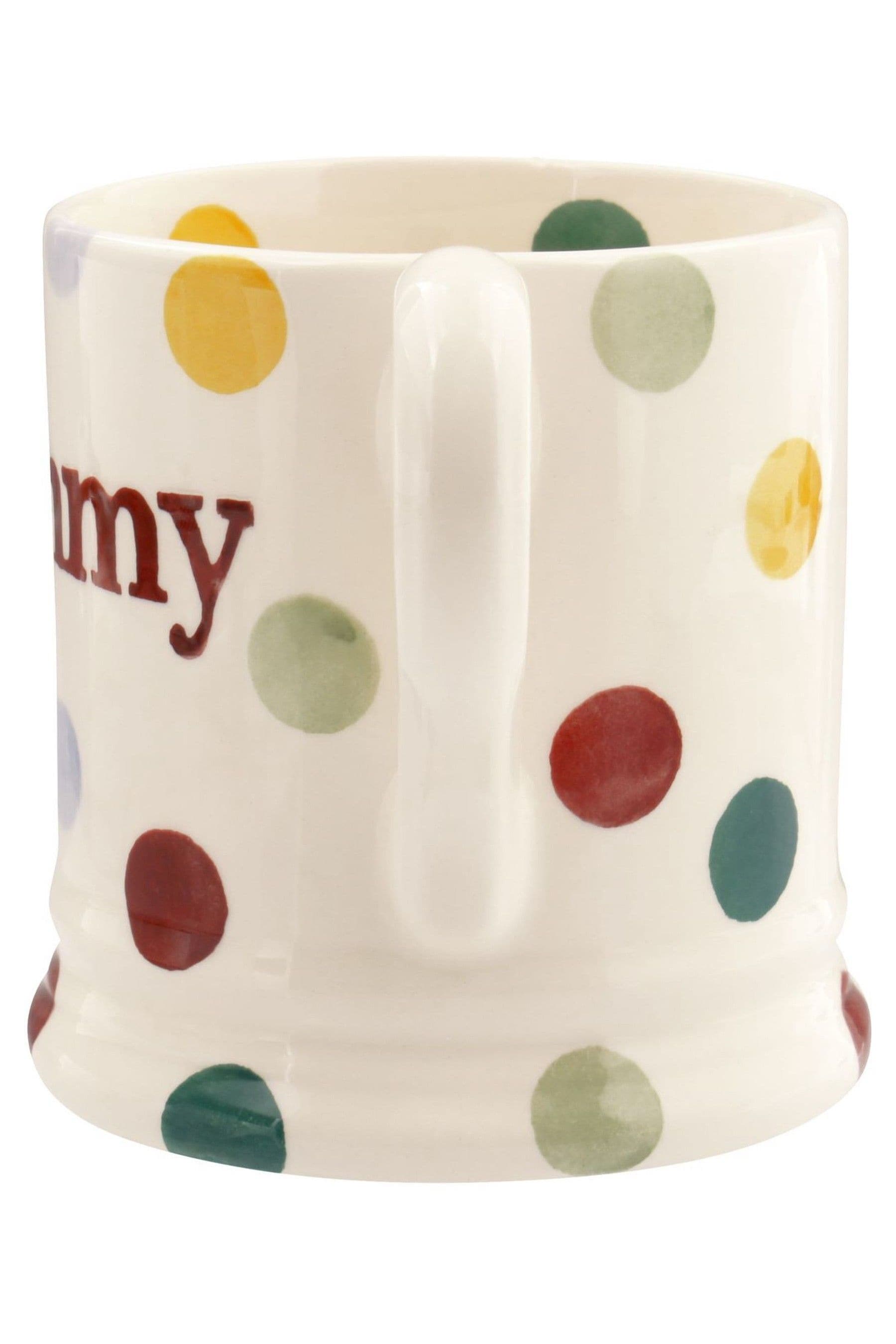 Buy Emma Bridgewater Cream Polka Dot Mummy 1/2 Pint Mug from the Next ...