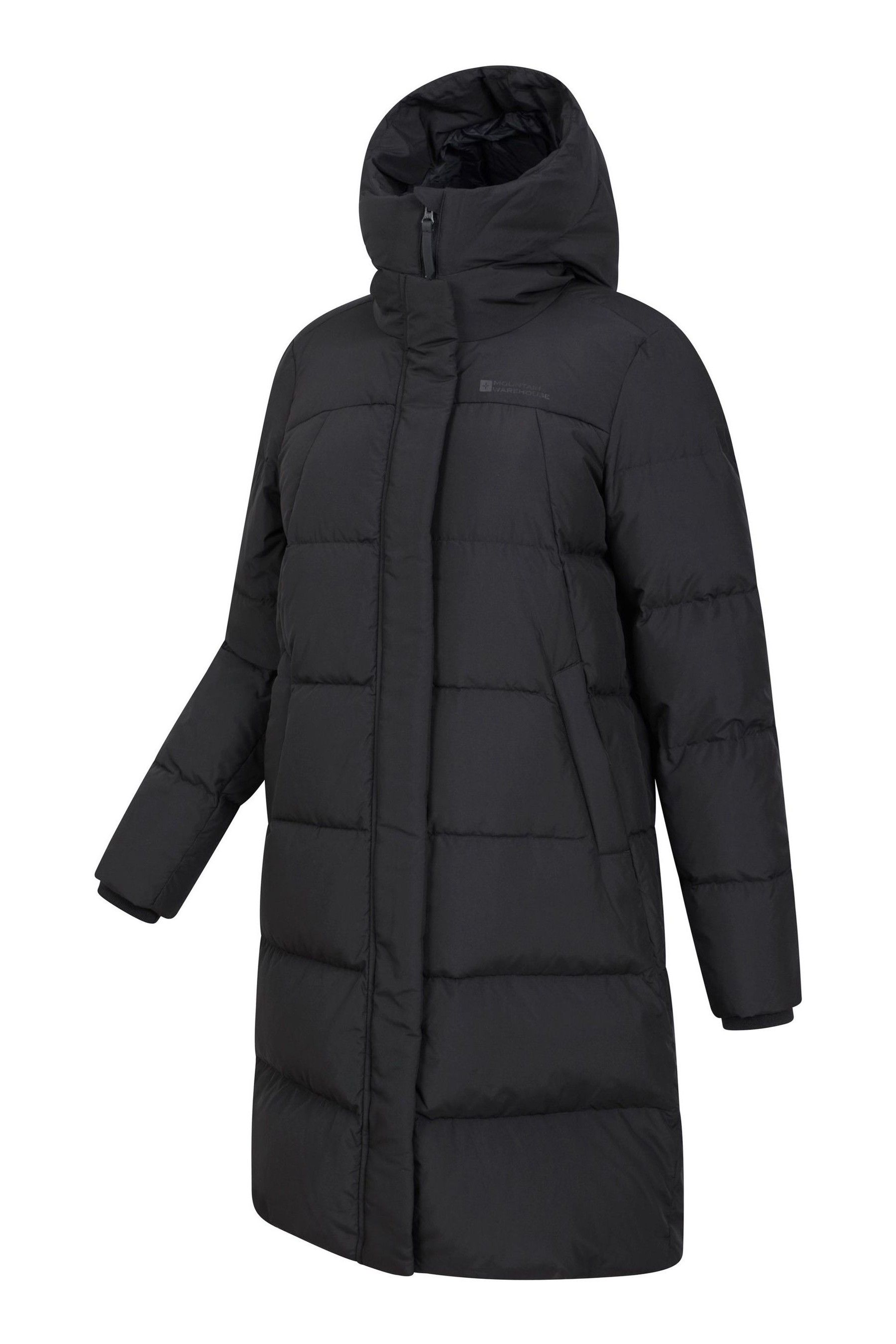 Buy Mountain Warehouse Black Extreme Andes Womens Long Down Coats from ...