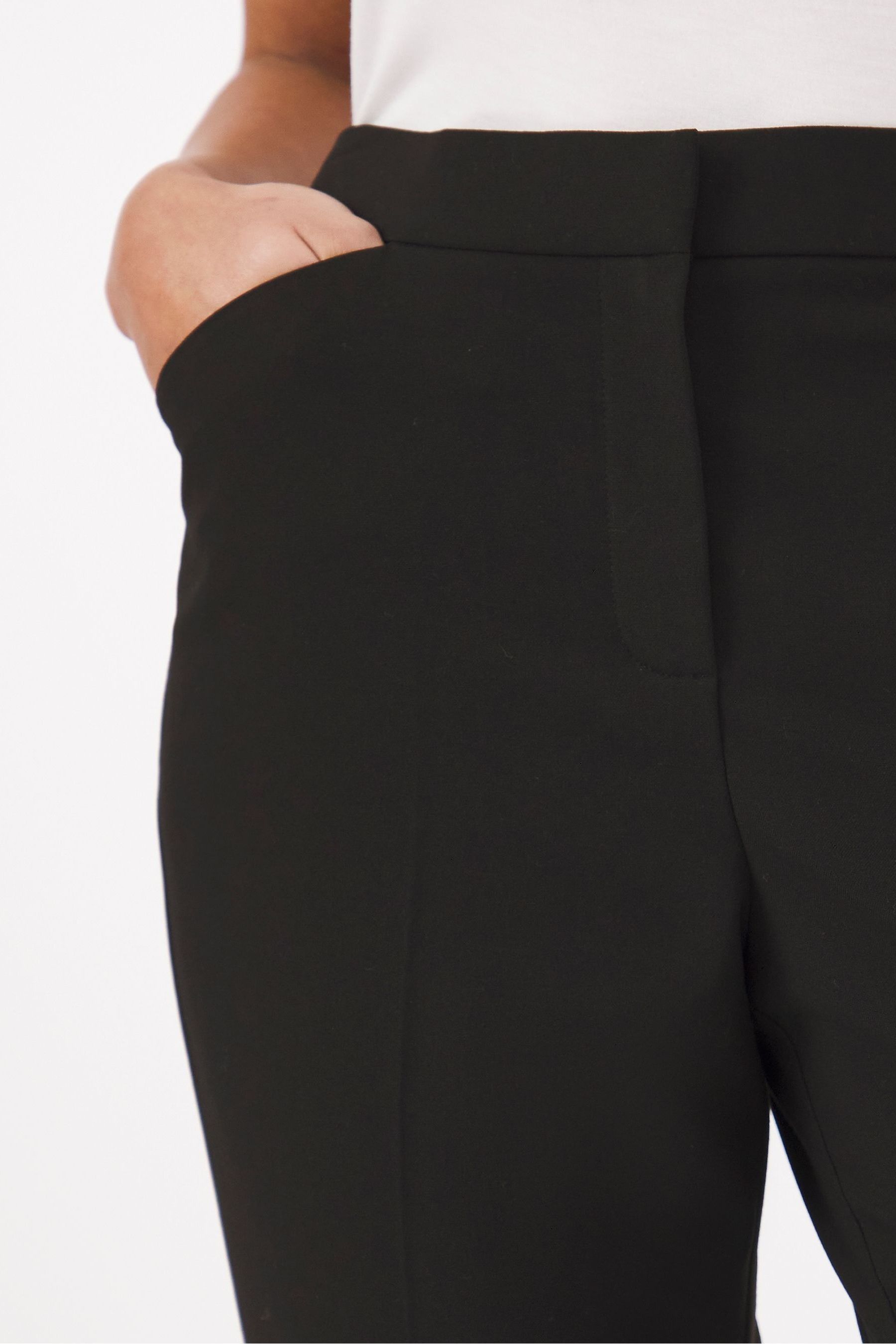 Buy JD Williams Black Magisculpt Straight Leg Trousers Short from the ...