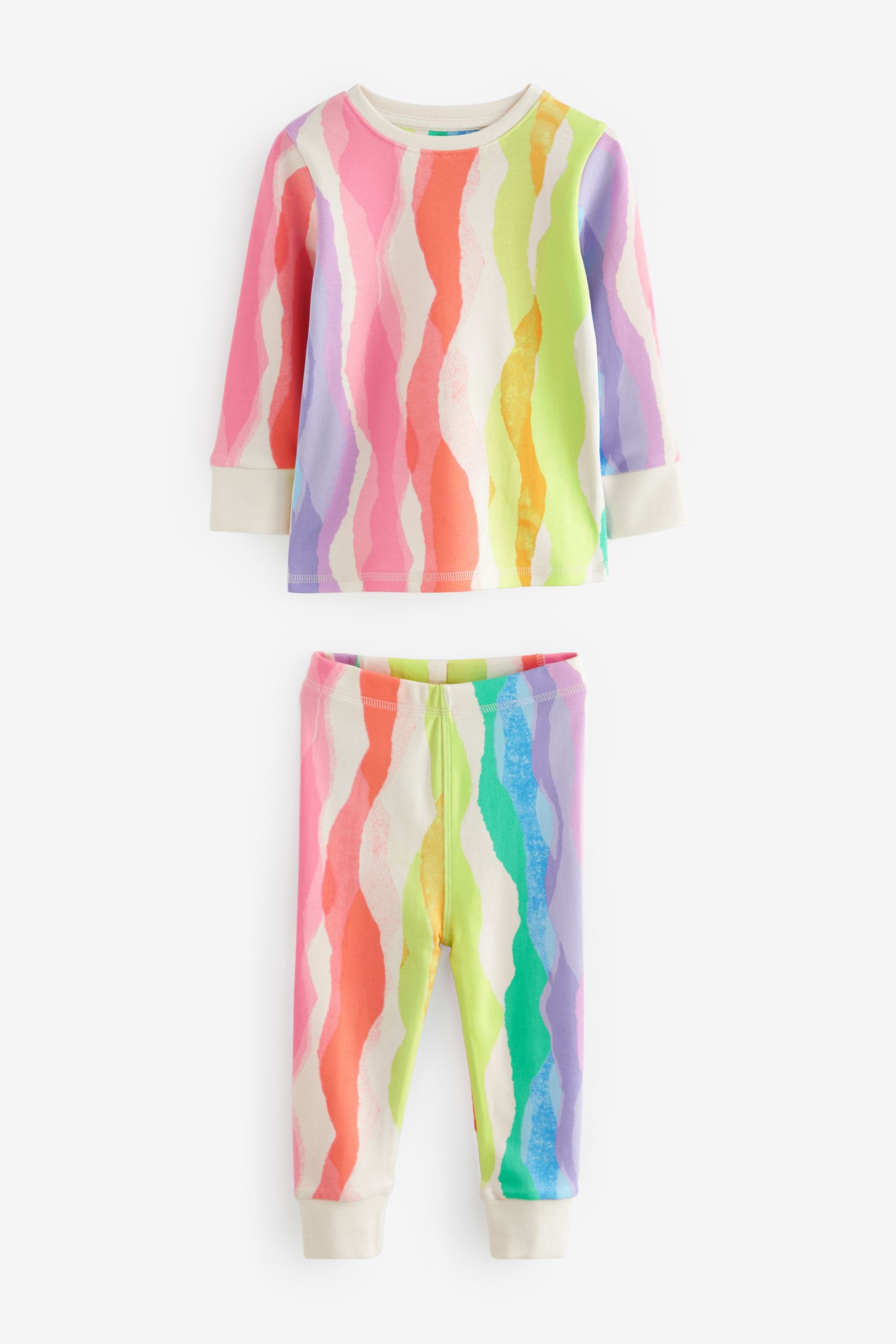 Buy Multi Fluro Rainbow Pyjamas 3 Pack (9mths-12yrs) from Next Australia