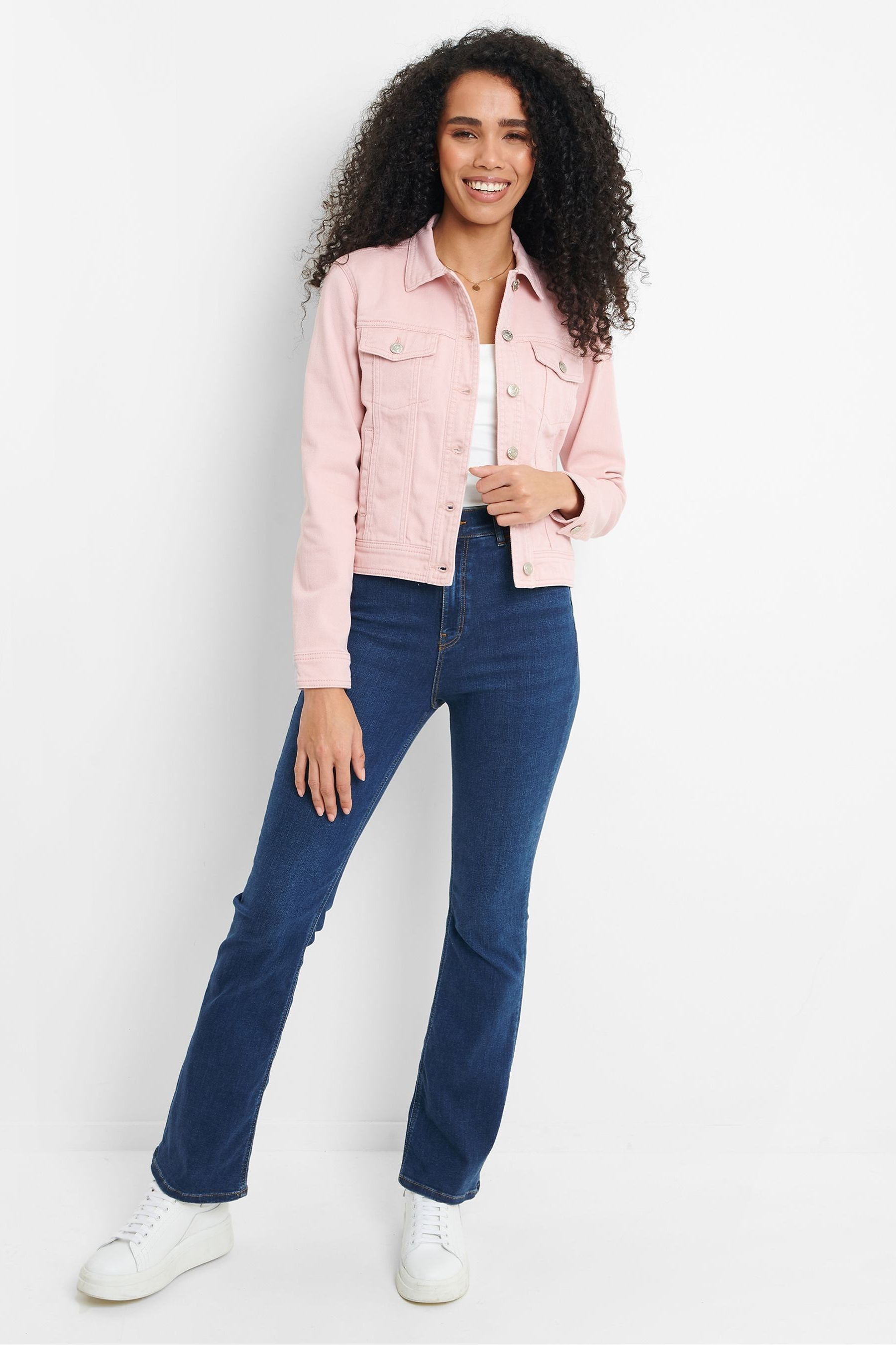 Buy Threadbare Pink Classic Denim Jacket from the Next UK online shop