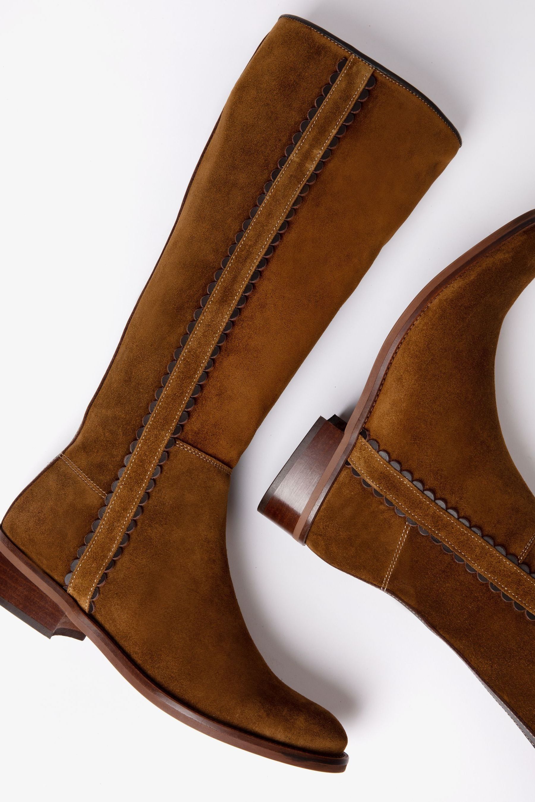 Buy Penelope Chilvers Posada Rociera Suede Brown Boots from the Next UK ...