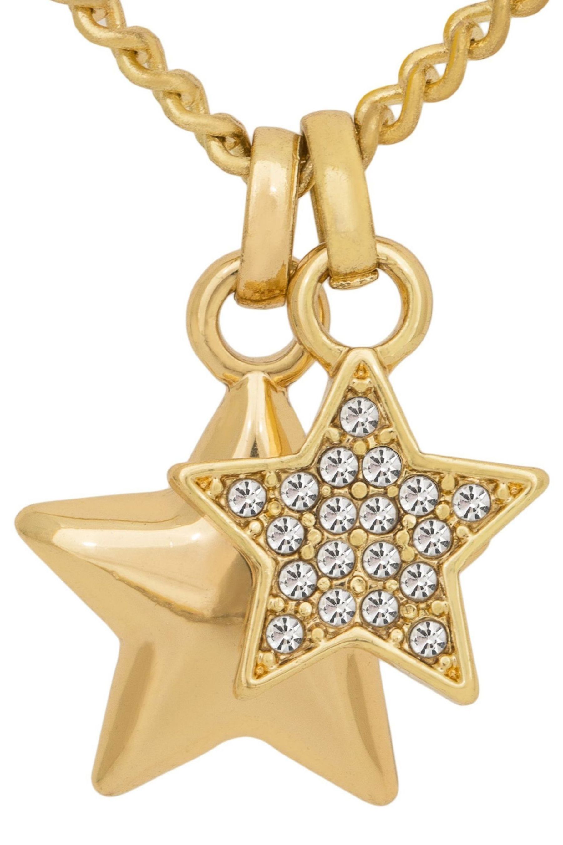 Buy Caramel Jewellery London Gold Tone 'Starry Sky' Pavé Necklace from ...