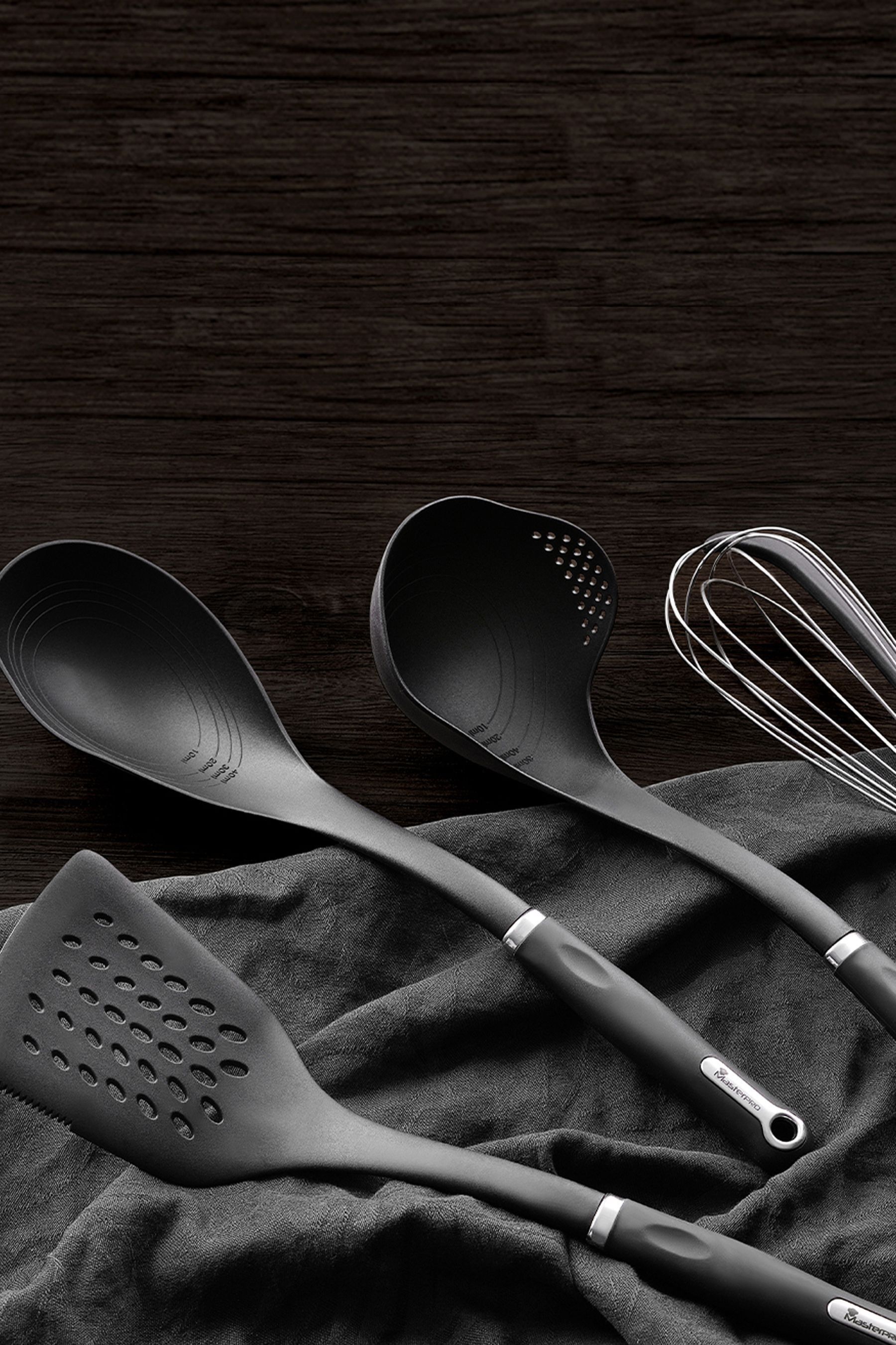 Buy Bergner Black Set of 3 Kitchen Cooking Utensils from the Next UK ...