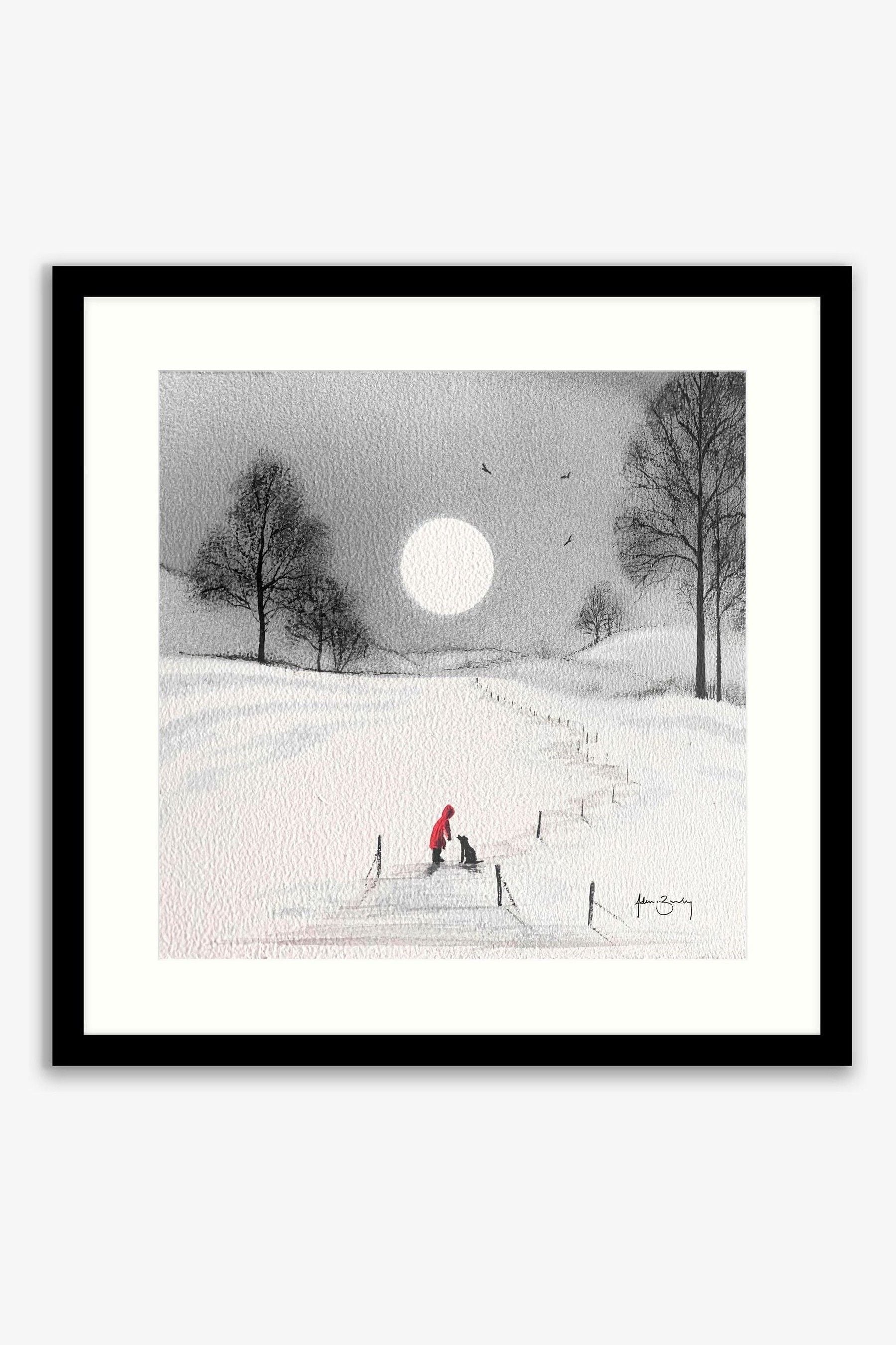 Buy Artko Black Moonlit Walk by Adam Barsby Framed Art from the Next UK ...