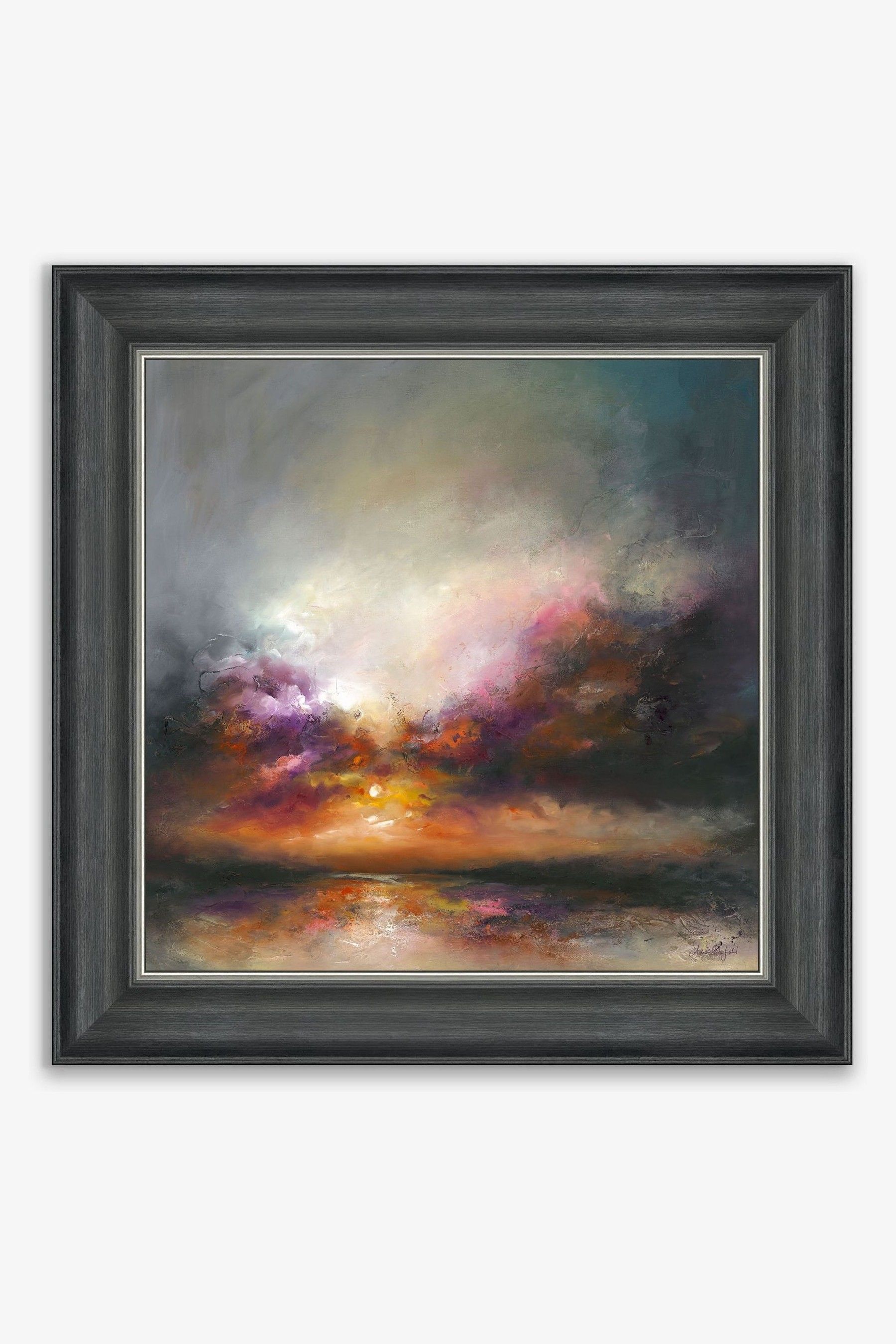 Buy Artko Grey Distant Dawn by Anna Schofield Framed Art from the Next ...