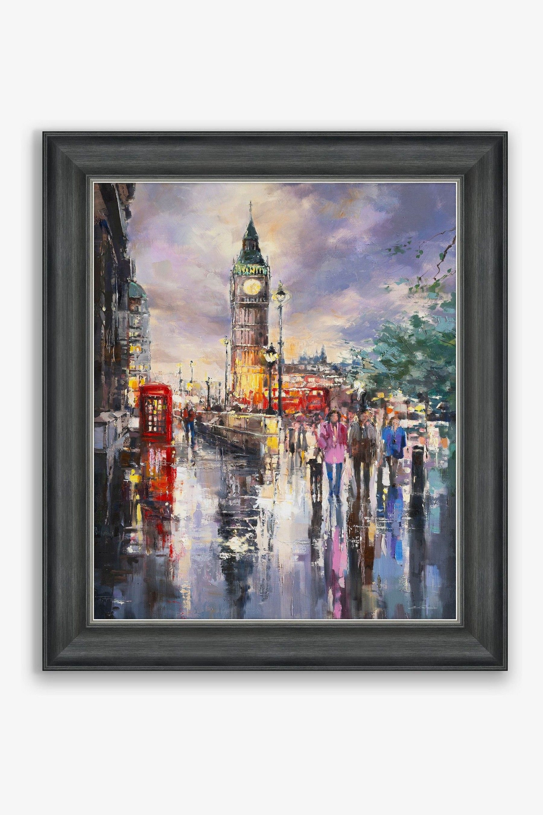 Buy Artko Grey Perfect Day In London by Ewa Czarniecka Framed Art from ...