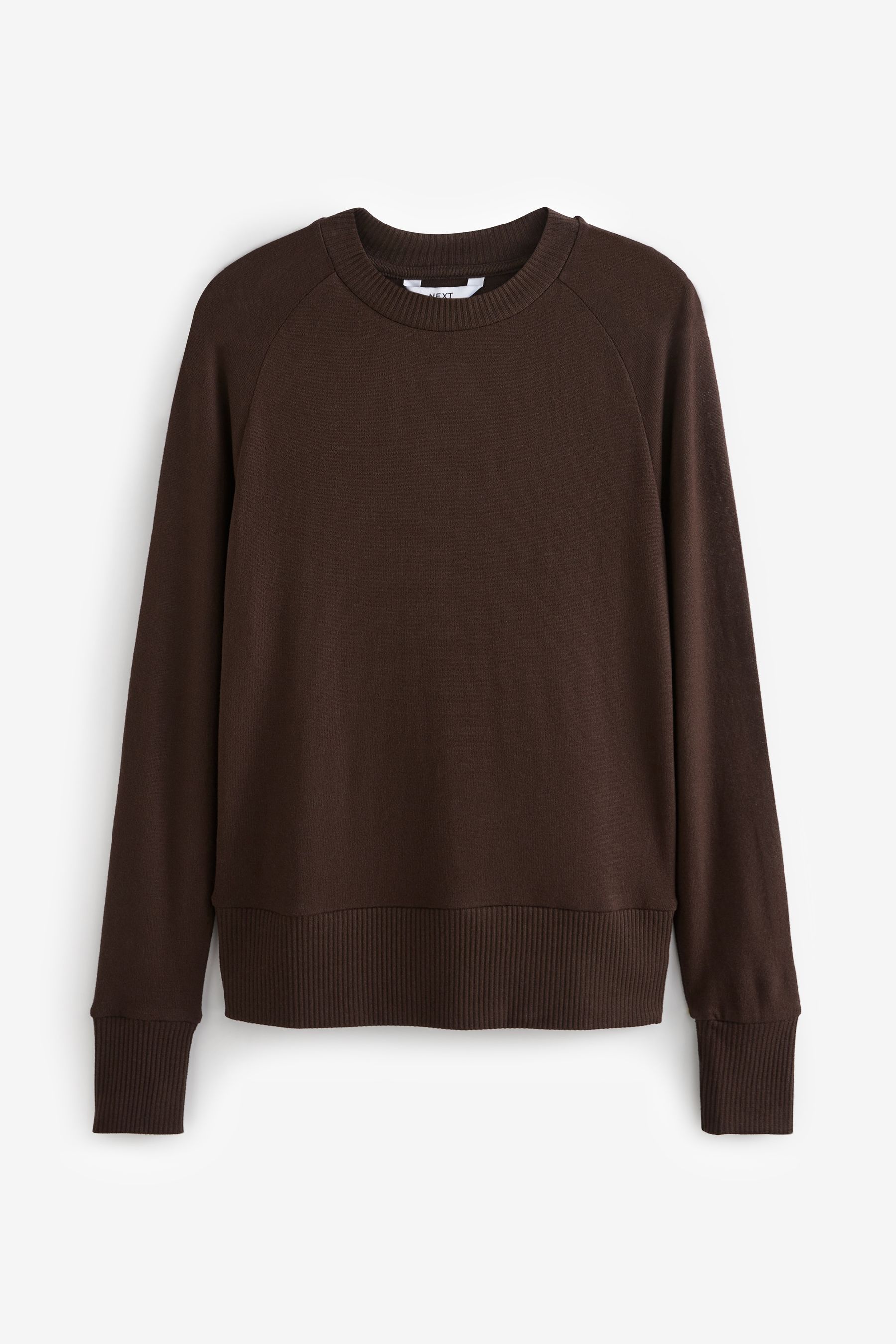 Buy Chocolate Brown Cosy Soft Touch Lightweight Jumper Top from Next ...