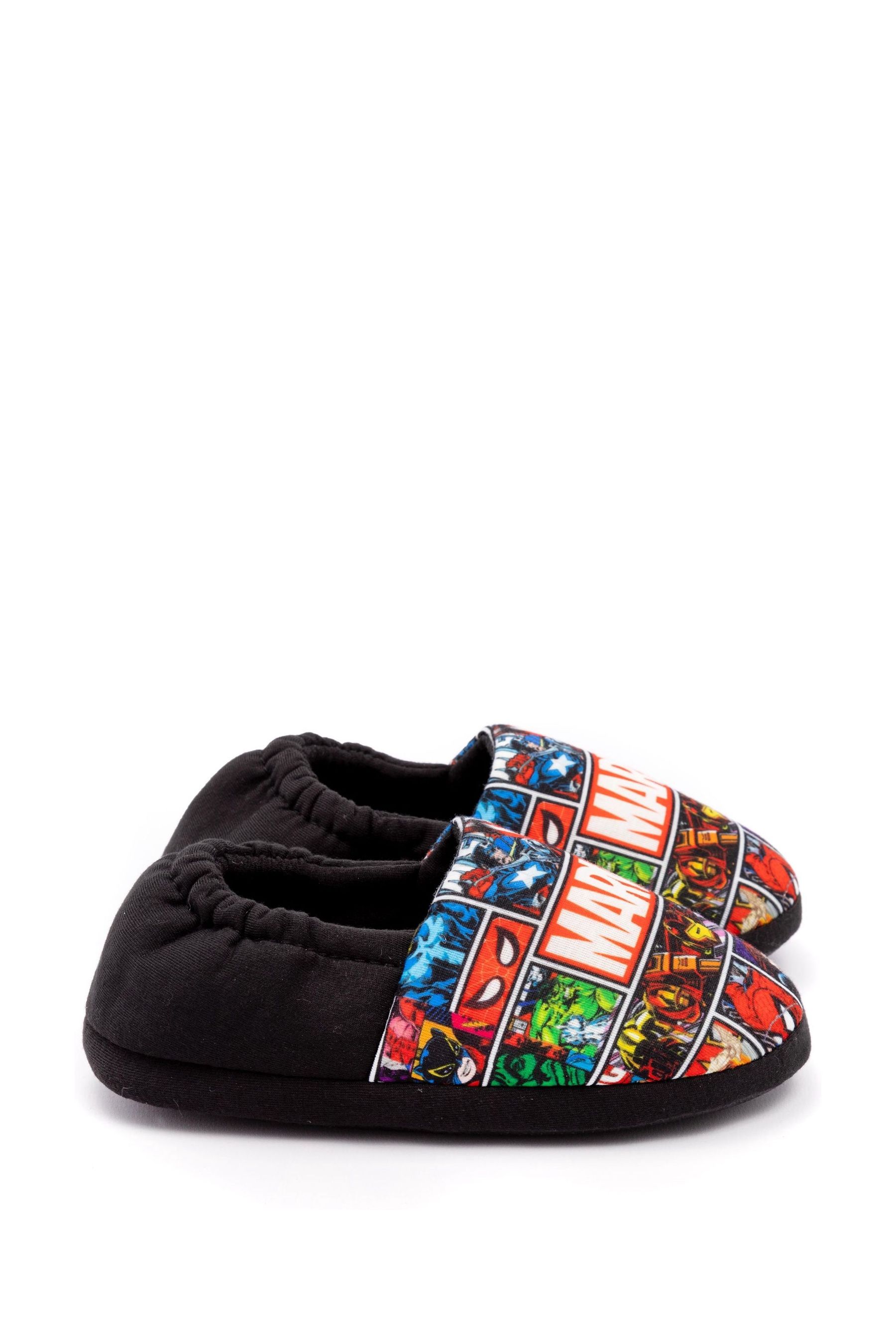 Buy Vanilla Underground Black Marvel Slippers from the Next UK online shop