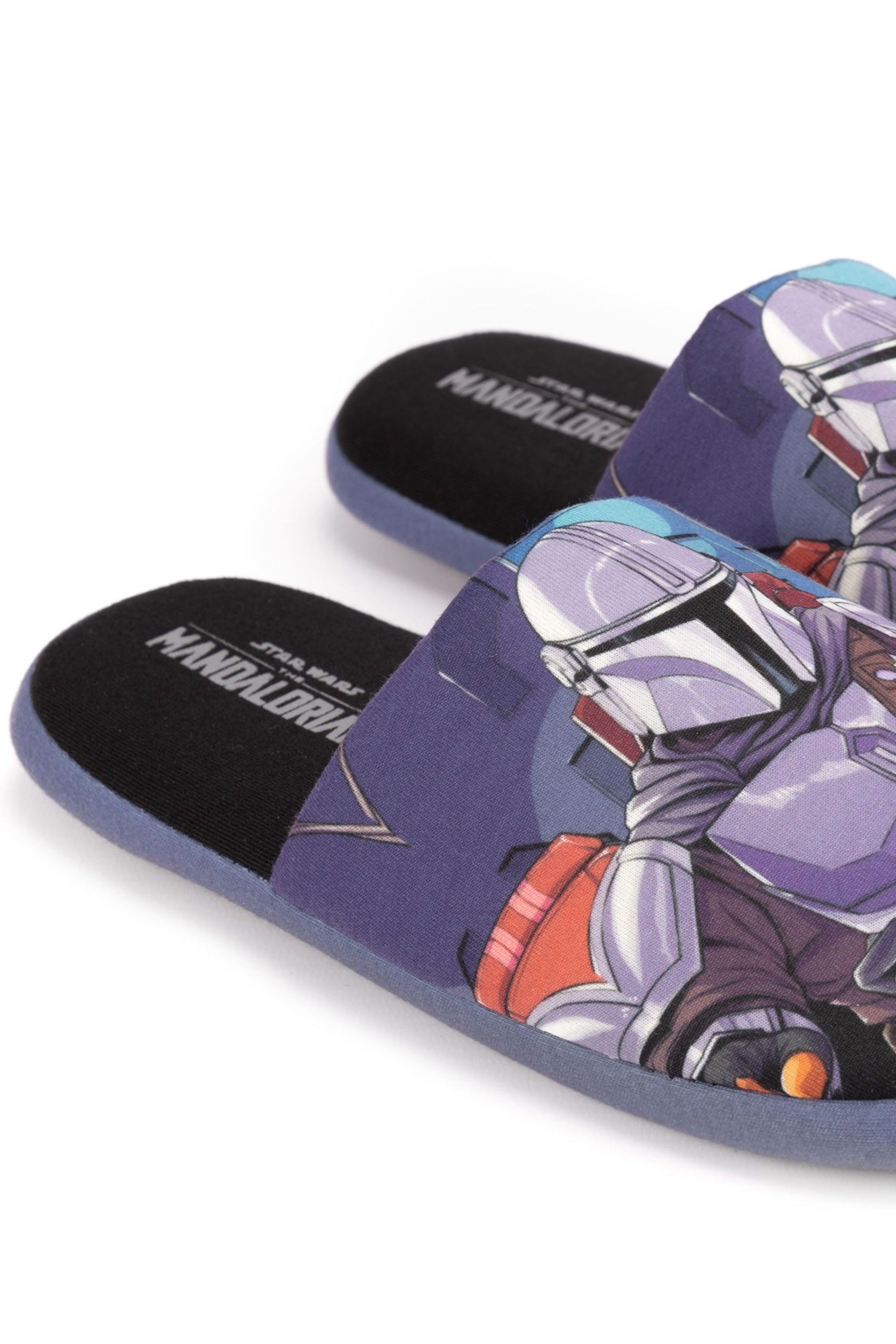 Buy Vanilla Underground Grey Mandalorian Slippers from the Next UK ...