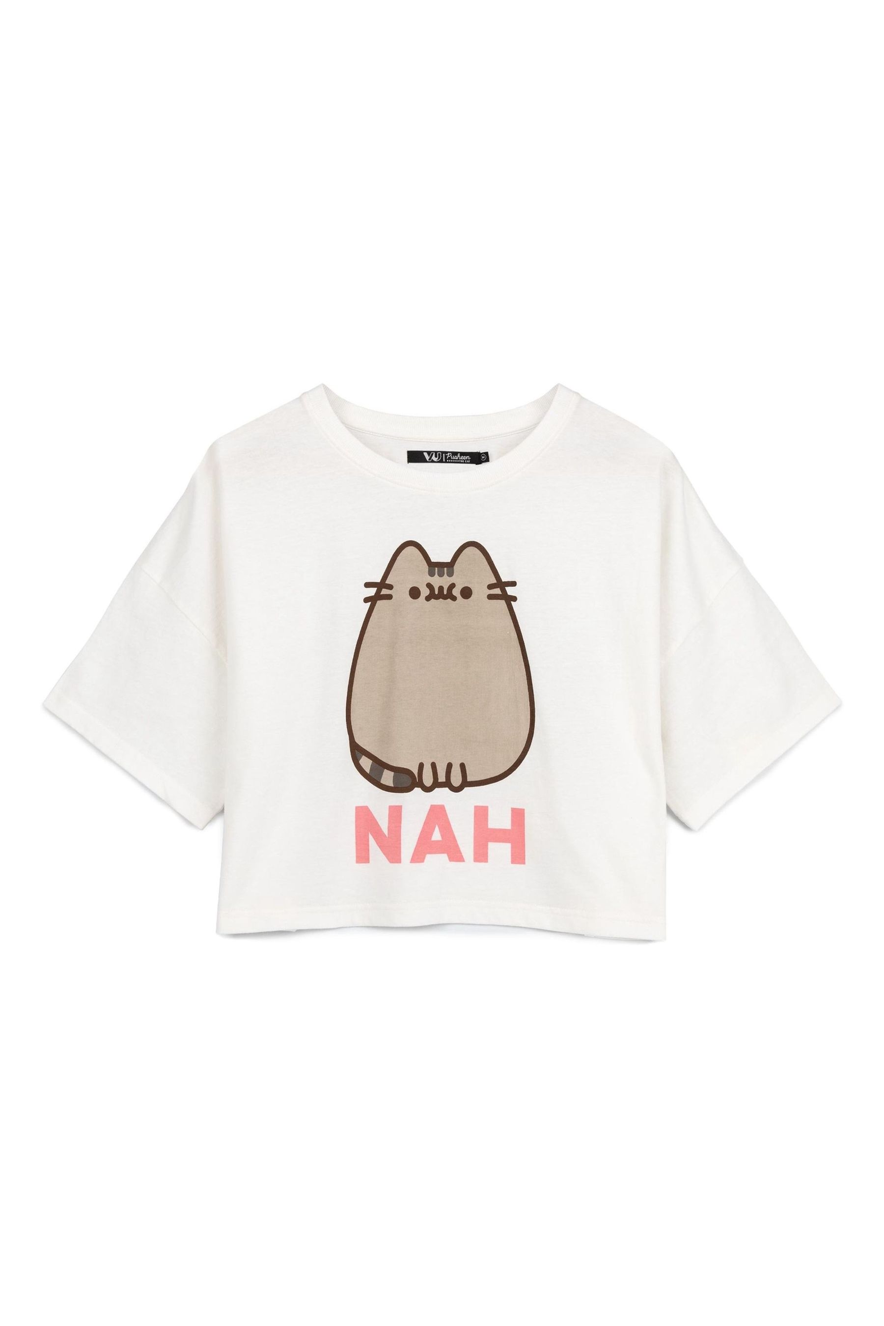 Buy Vanilla Underground White Pusheen Long Leg Pyjama Set from the Next ...