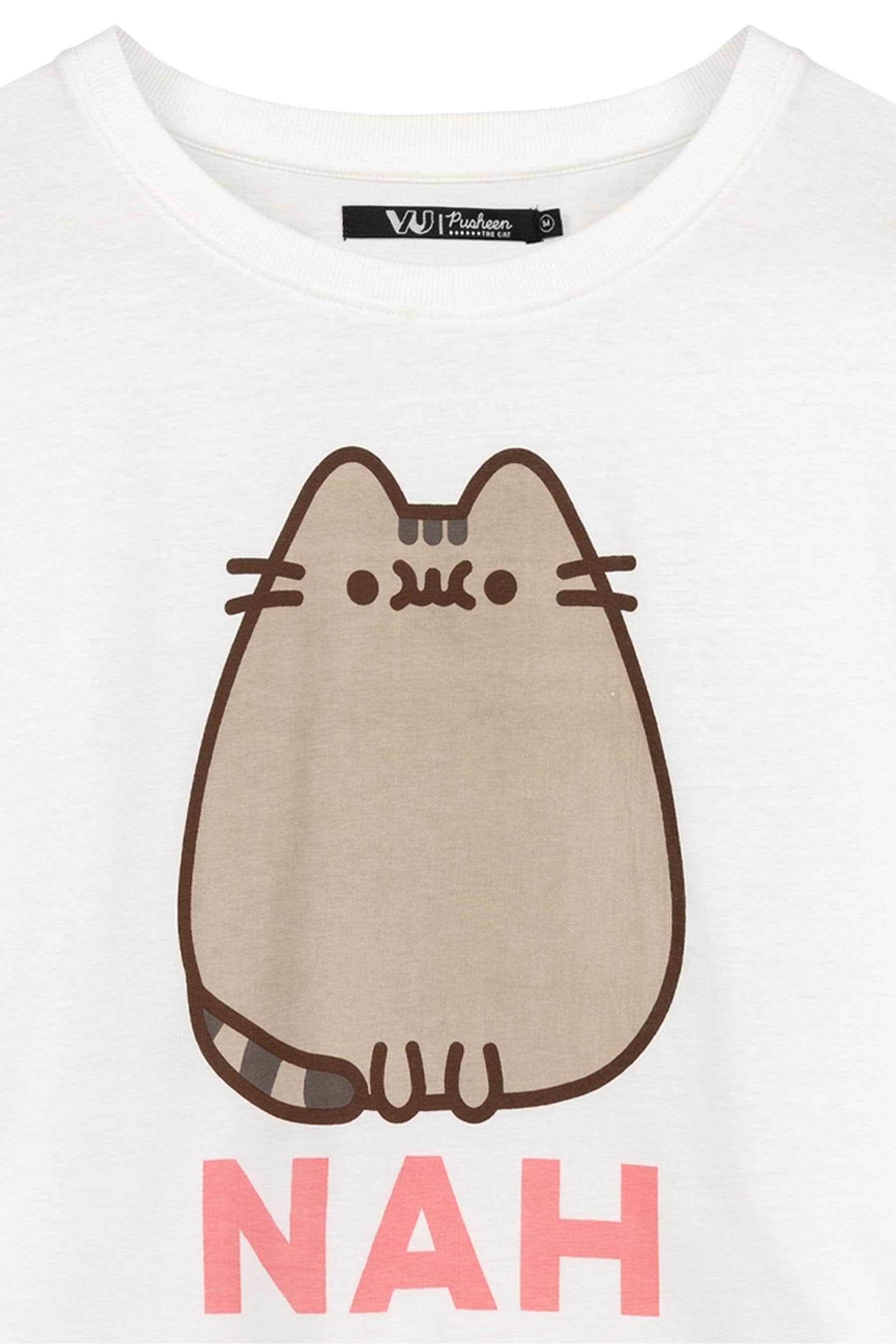Buy Vanilla Underground White Pusheen Long Leg Pyjama Set from the Next ...