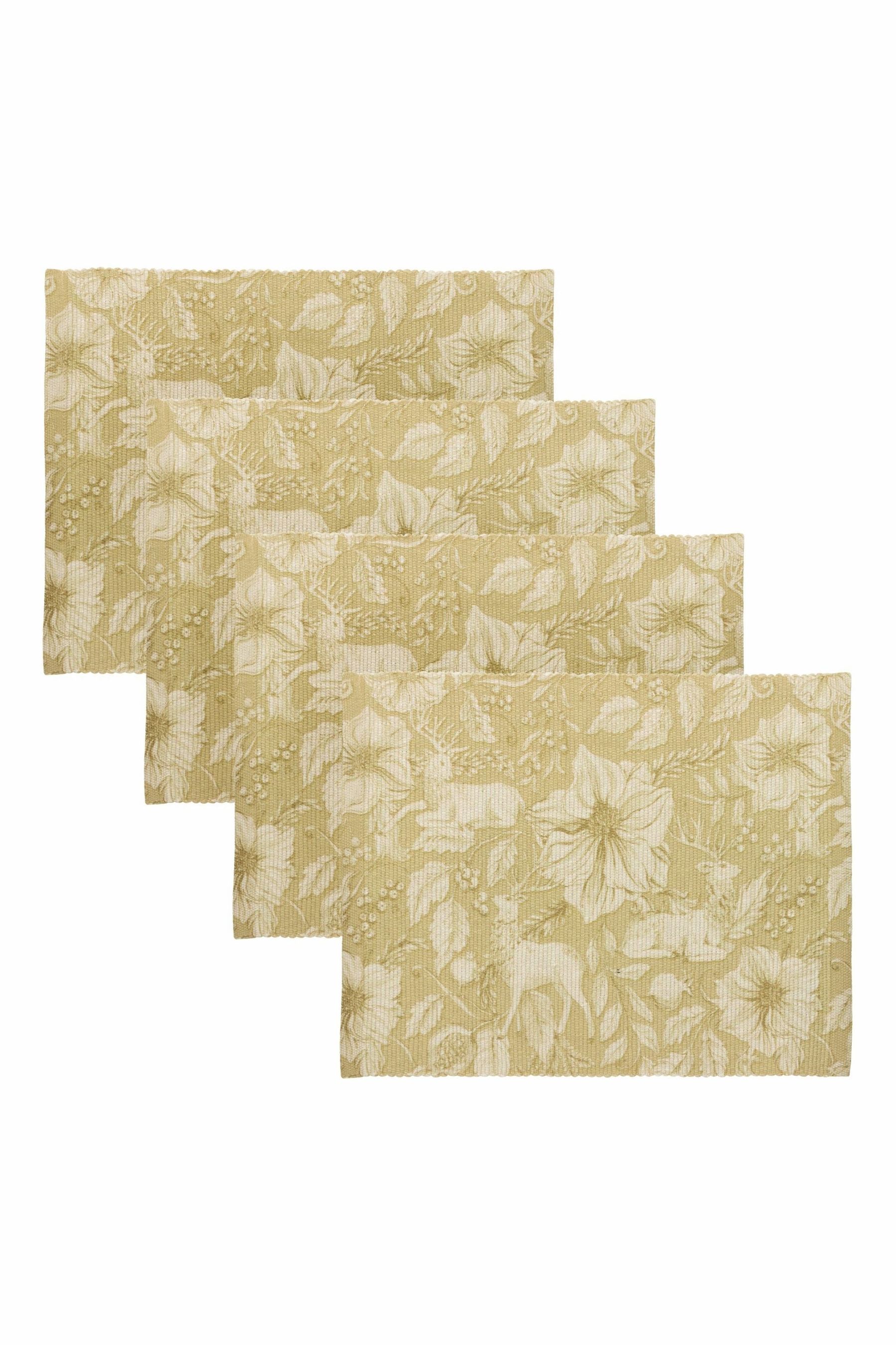 Buy Paoletti Set of 4 Gold Stag Table Placemats from the Next UK online ...