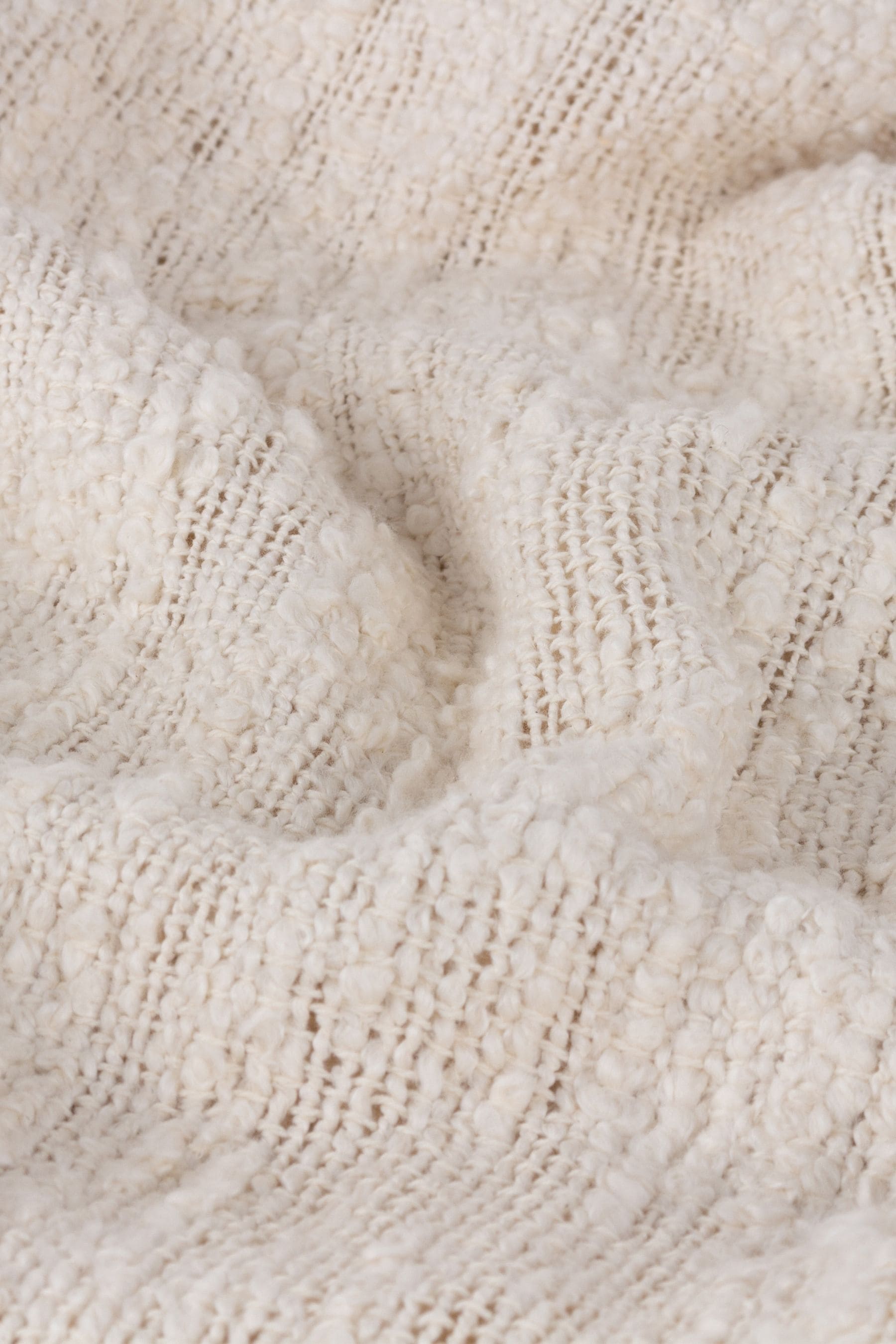 Buy Yard Cream Heath Cotton Tasselled Throw from the Next UK online shop