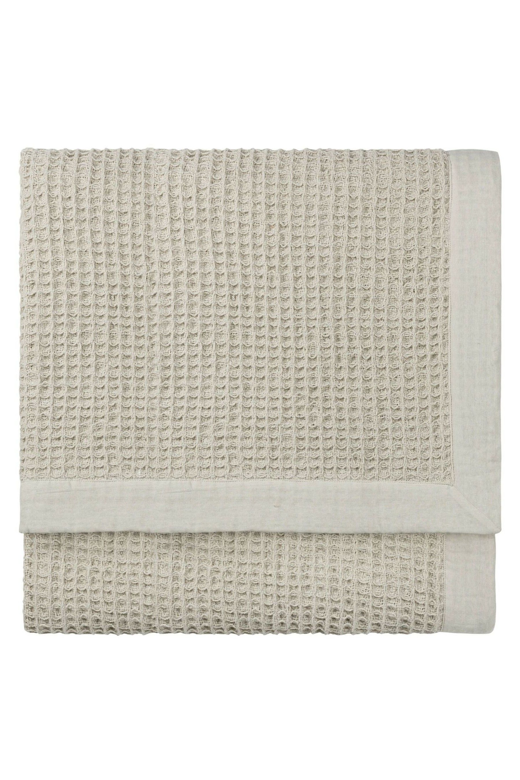 Buy Yard Natural Canopy Waffle Textured Oversized Throw from the Next ...