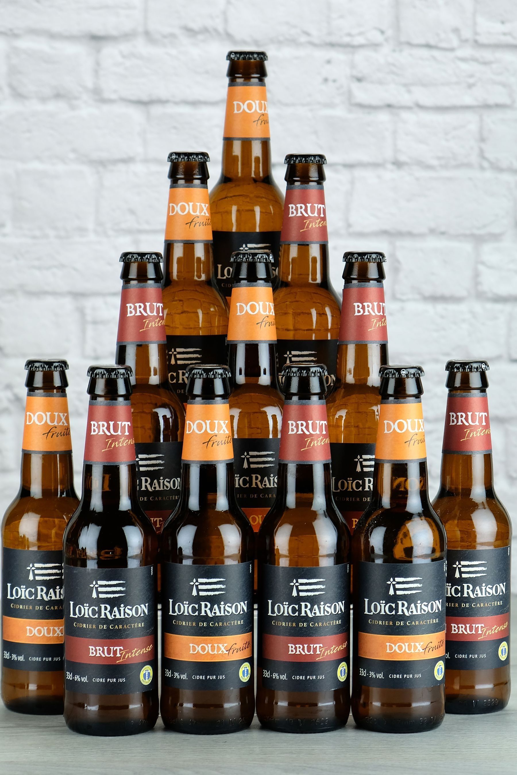 Buy LeBonVin Case of 12 Loic Raison Brut & Doux French Ciders Gift from ...