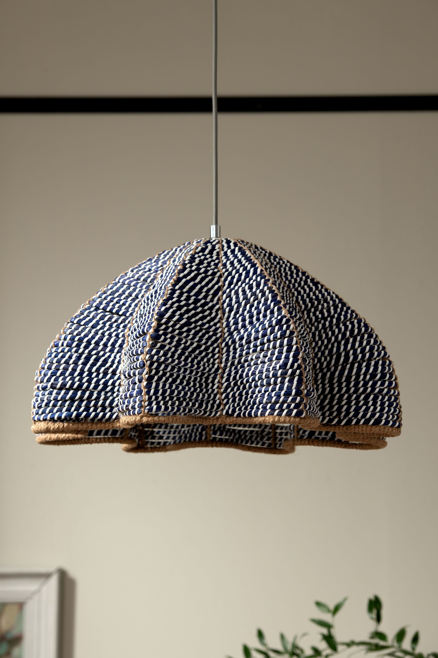 Buy Nina Campbell Blue Easy Fit Echinus Shade Ceiling Lights from the ...