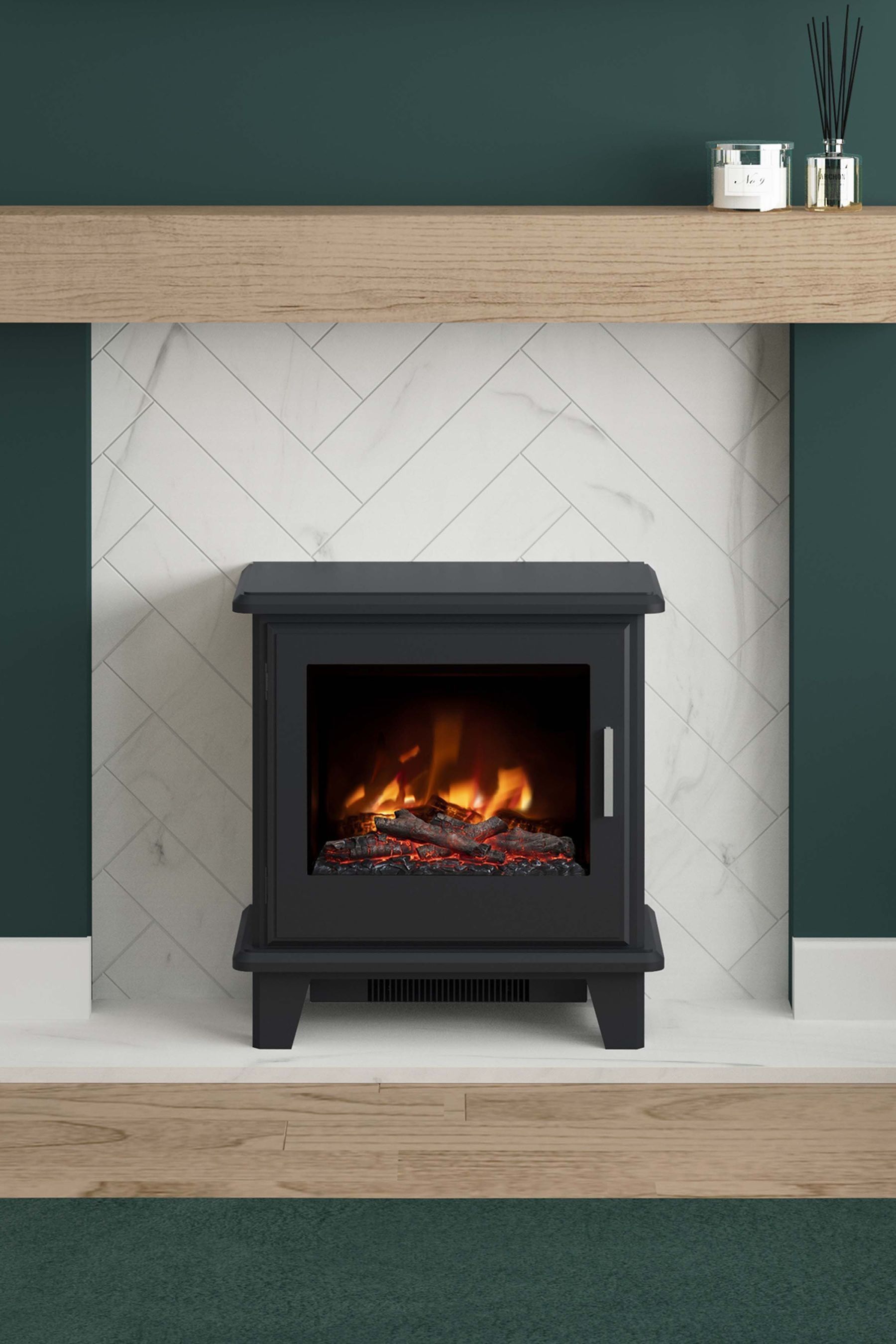 Buy Be Modern Black Southgate Freestanding Electric Stove from the Next ...