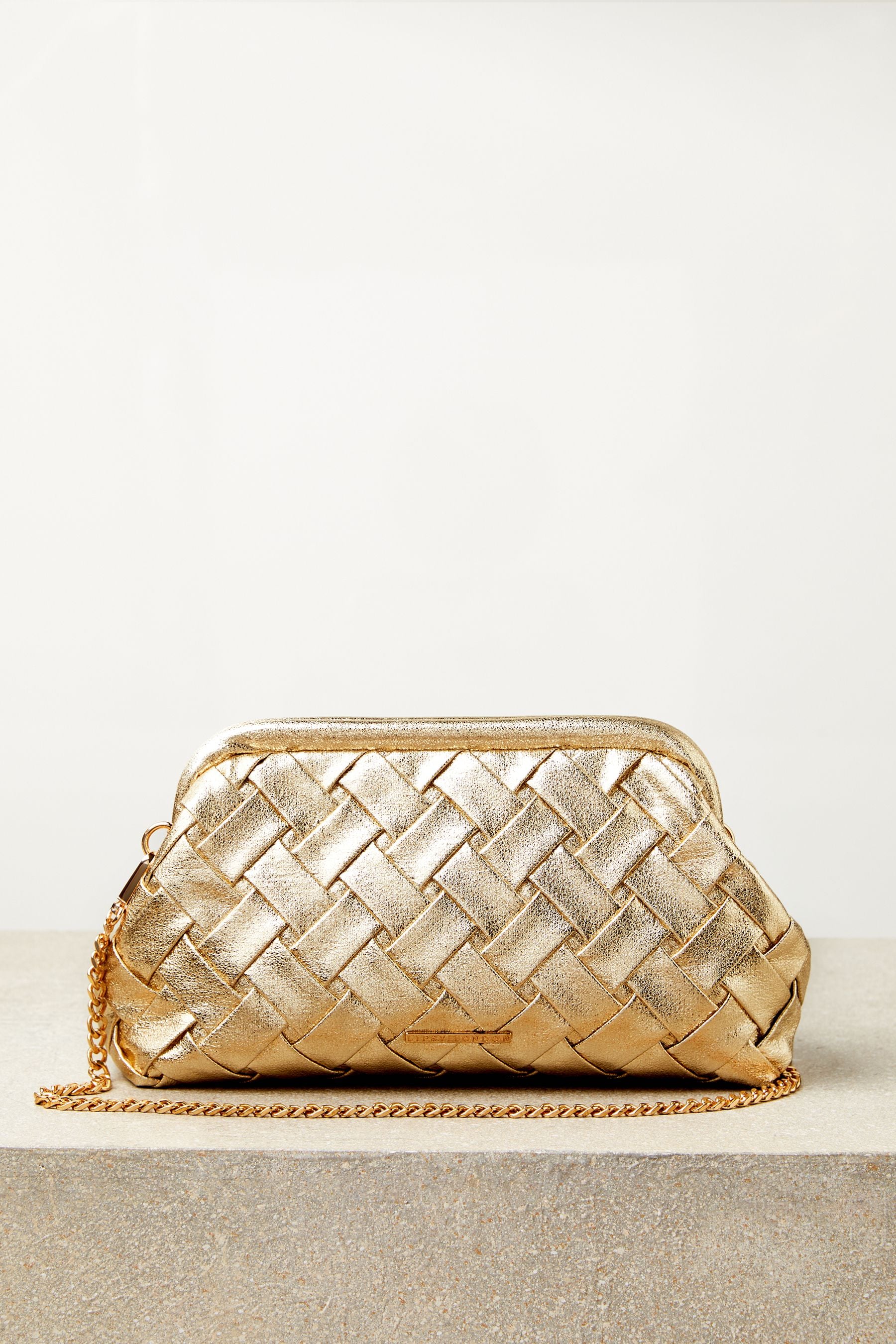 Buy Lipsy Gold Pouch Clutch Bag from the Next UK online shop