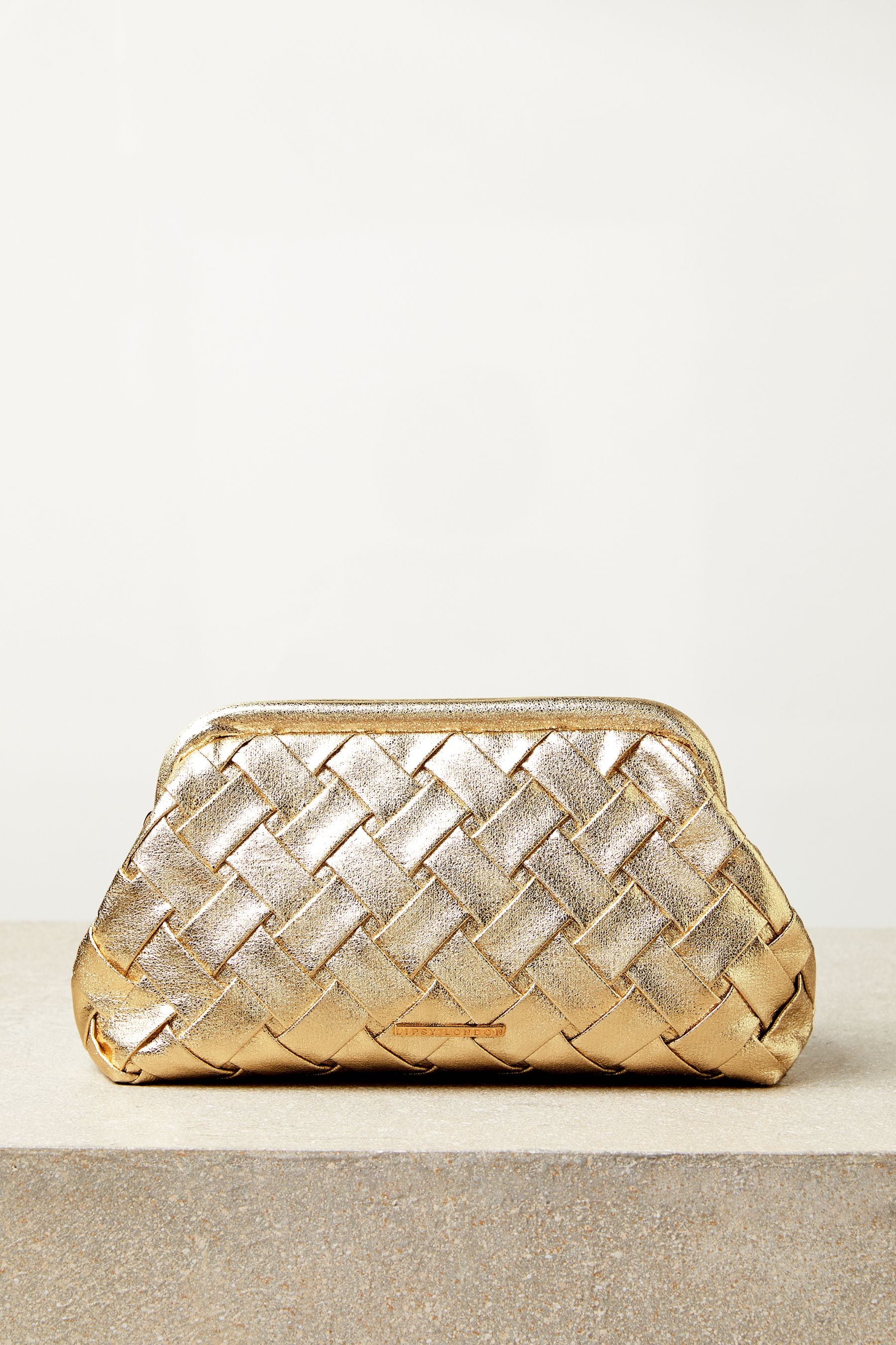 Buy Lipsy Gold Pouch Clutch Bag from the Next UK online shop
