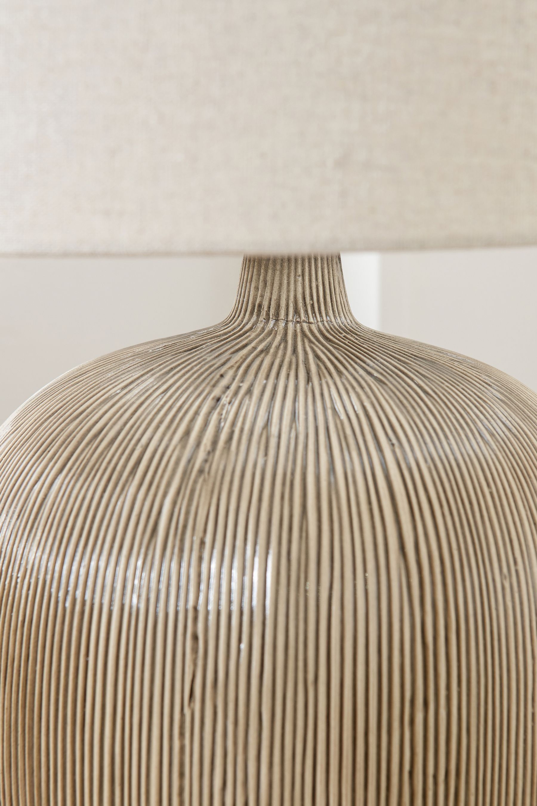 Buy Pacific Black Anneli Aztec Texture Ceramic Table Lamp from the Next ...