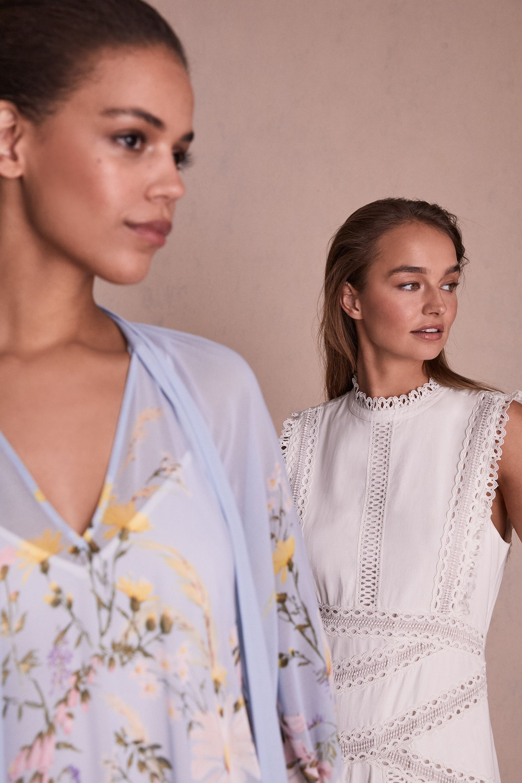Buy Florere Cotton Lace Midi Dress from the Next UK online shop