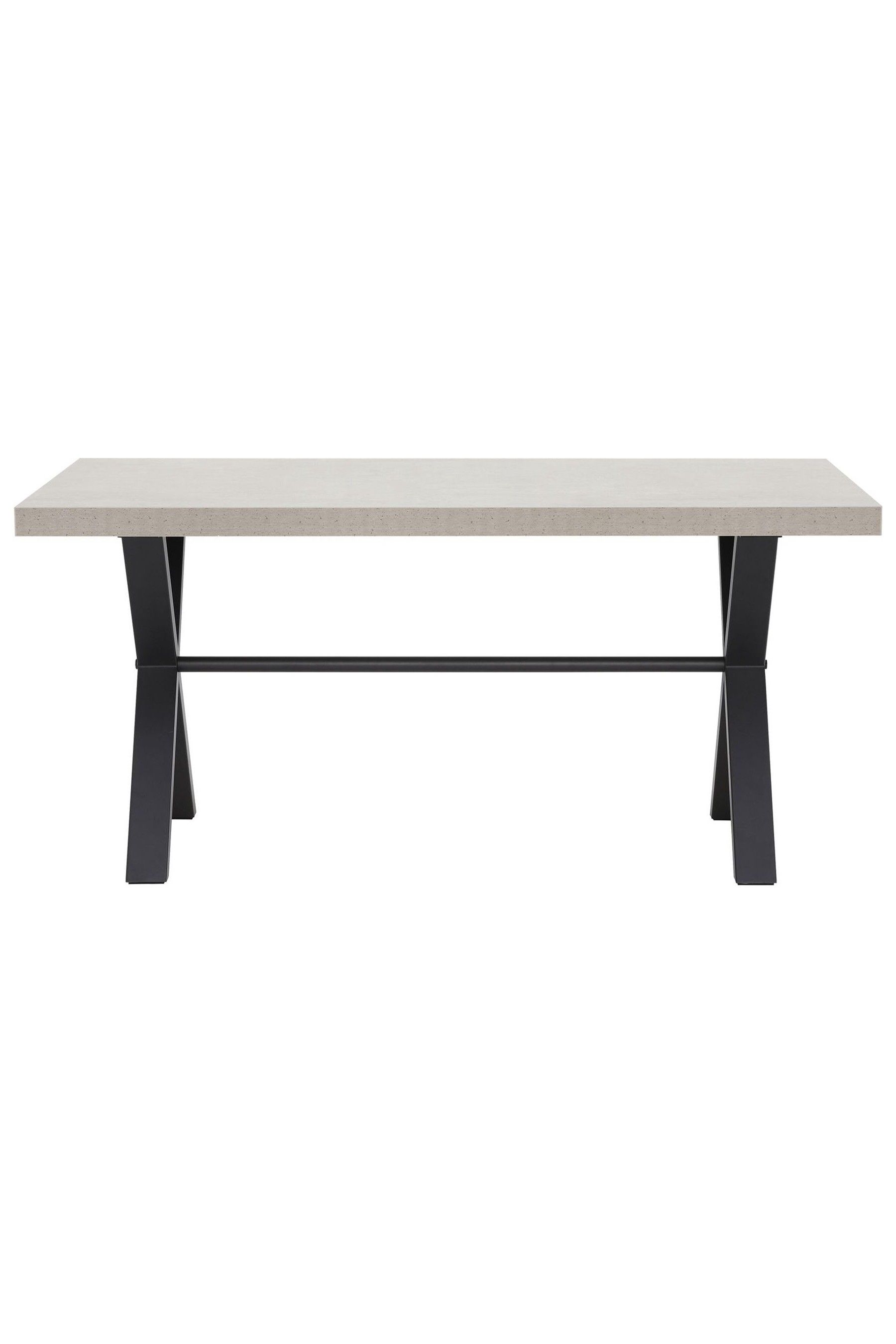 Buy Barker and Stonehouse Grey Kalmer Concrete Look 160cm 6 Seater ...