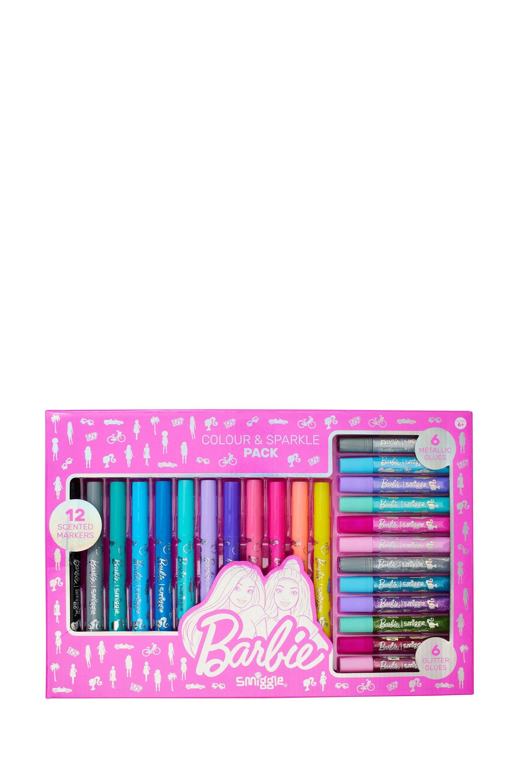 Buy Smiggle Pink Barbie Sparkle Marker Pack from the Next UK online shop