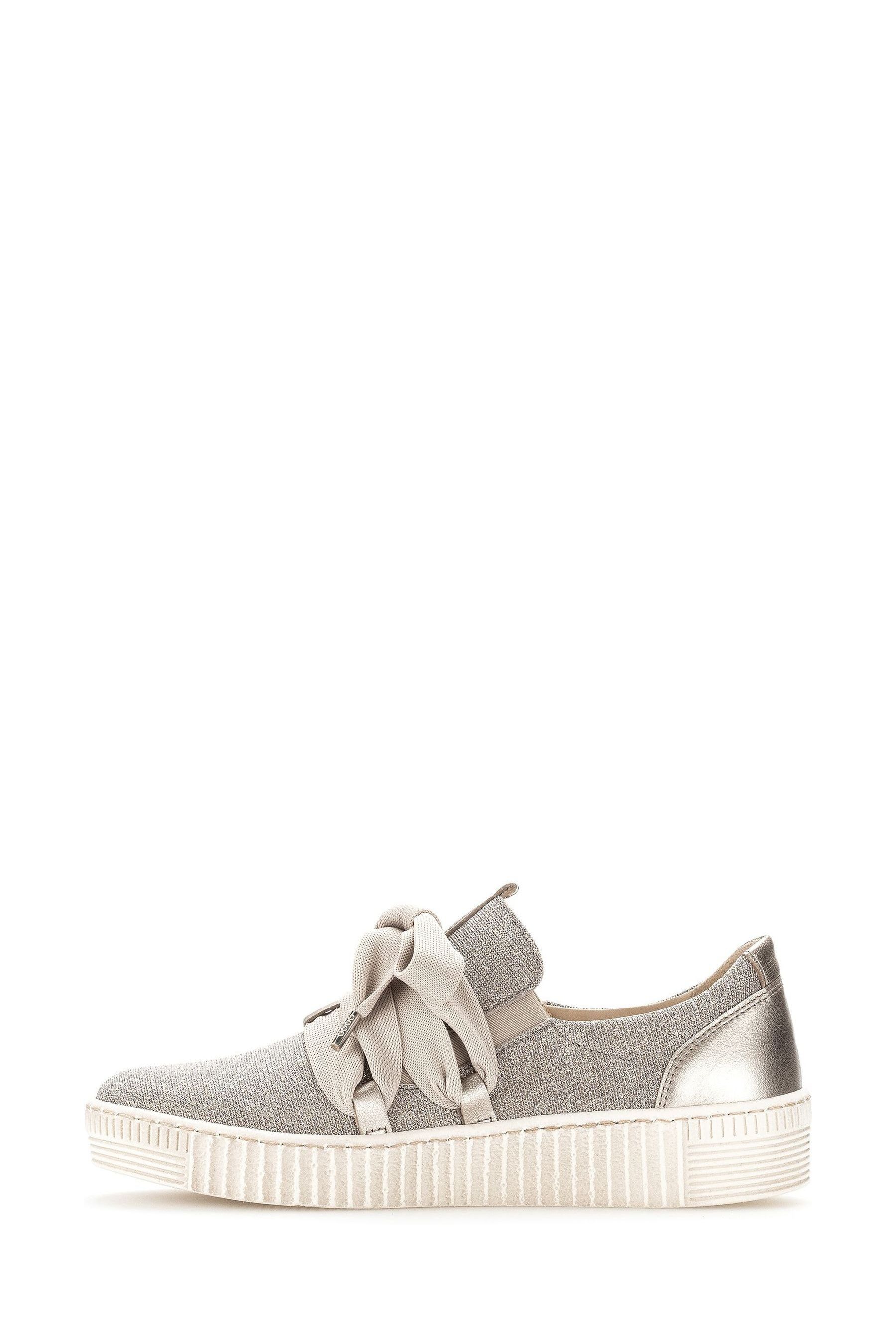 Buy Gabor Grey Waltz Rosato Metallic Trainers from the Next UK online shop