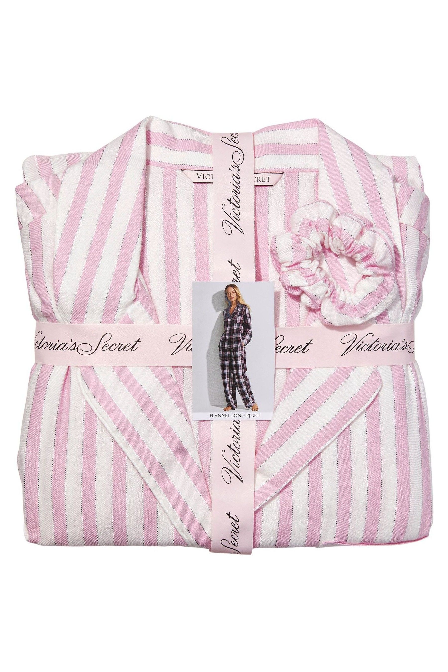 Buy Victoria's Secret Flannel Long Pyjamas from the Victoria's Secret ...