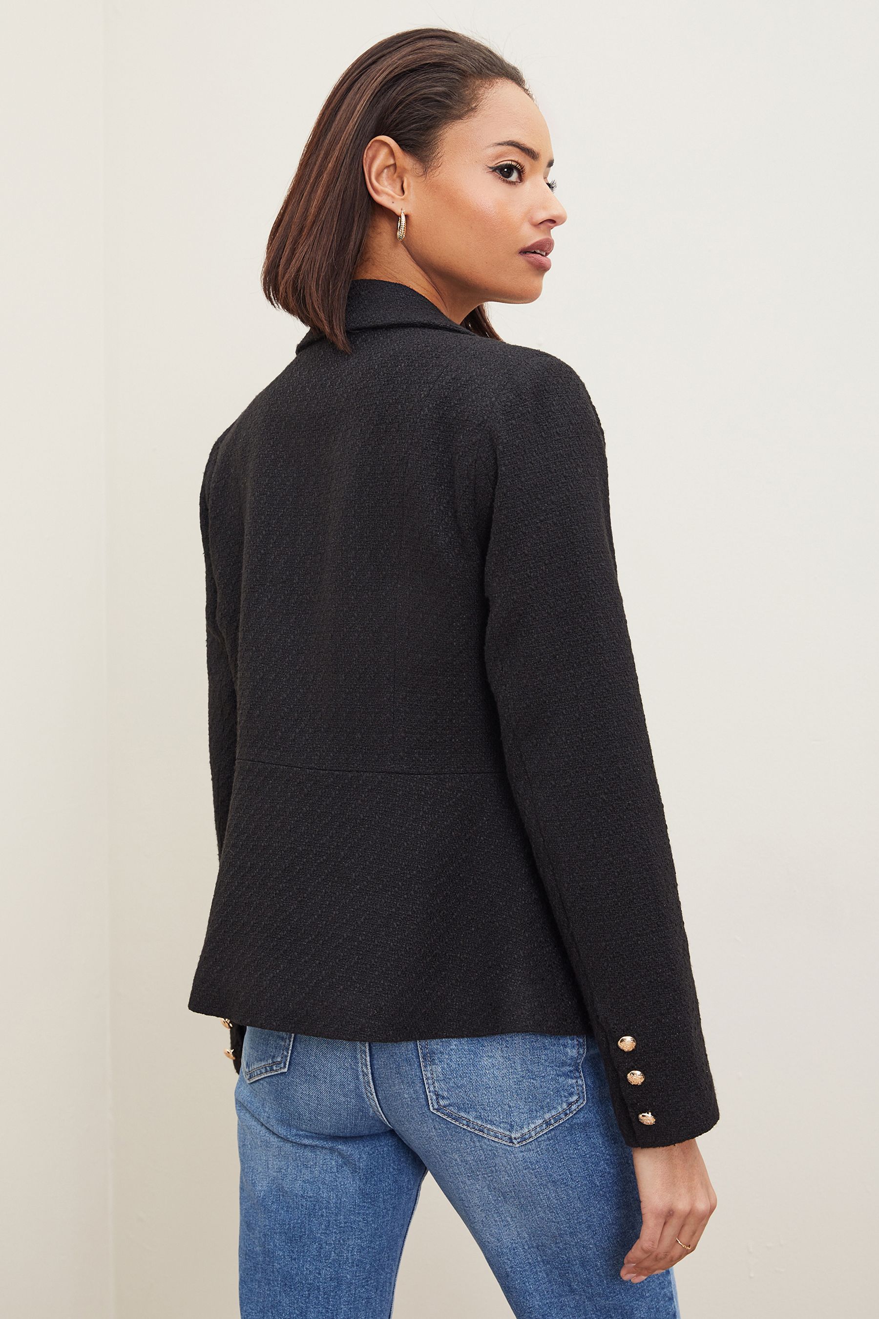 Buy Lipsy Black Boucle Blazer from the Next UK online shop