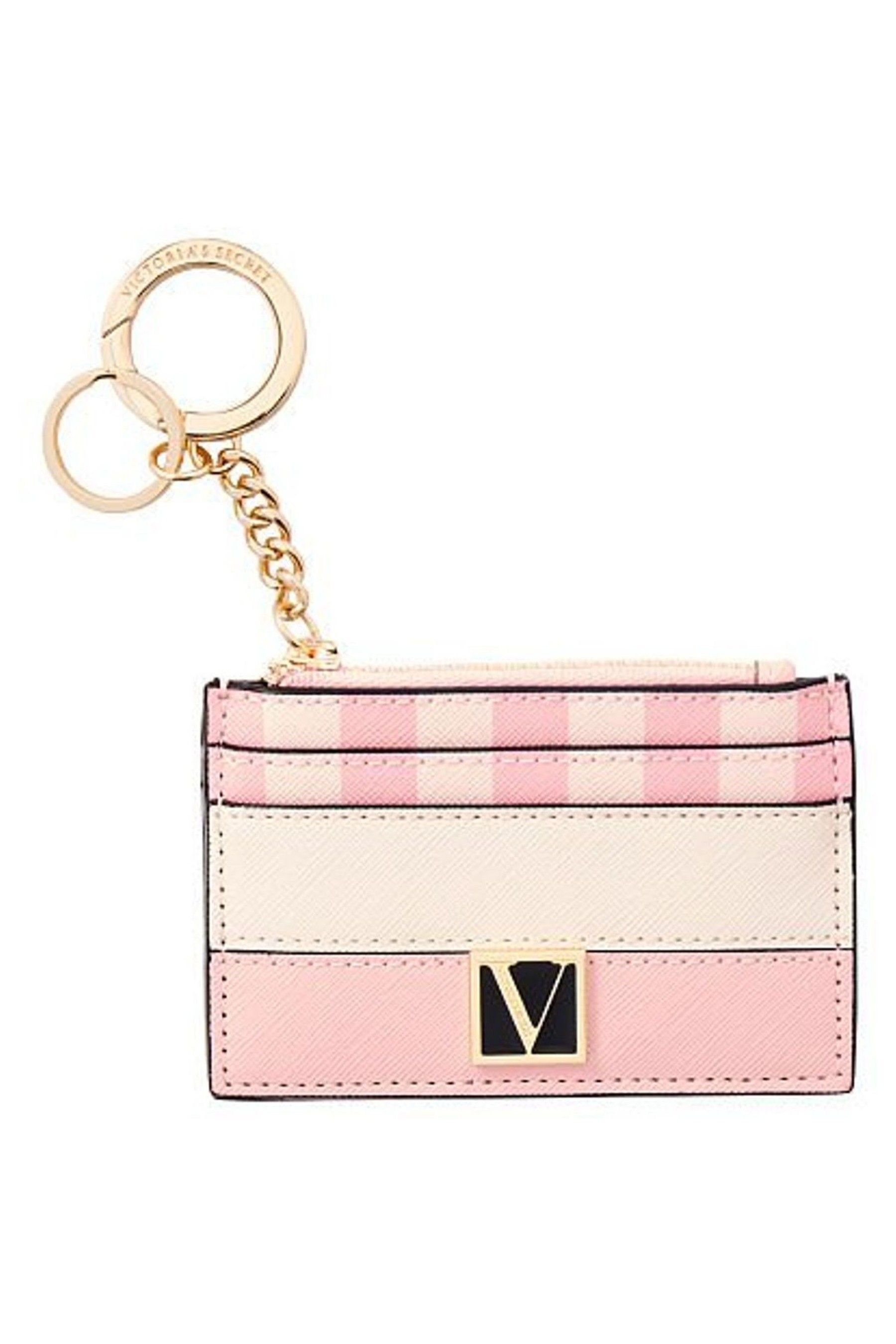 Buy Victoria's Secret Pink Iconic Stripe Card Case Keyring from the ...