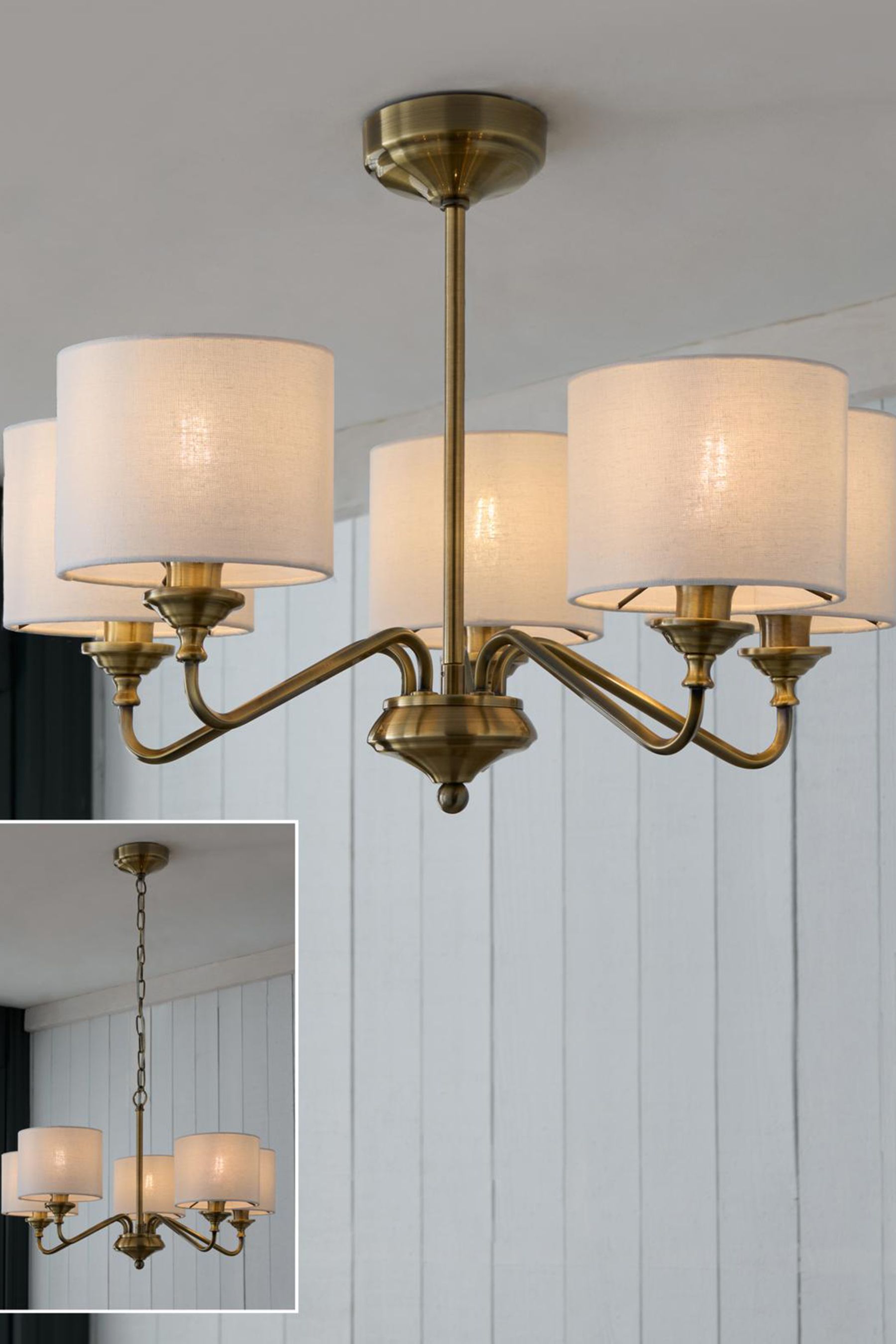 Buy Burford 5 Light Dual Mount Ceiling Light from the Next UK online shop