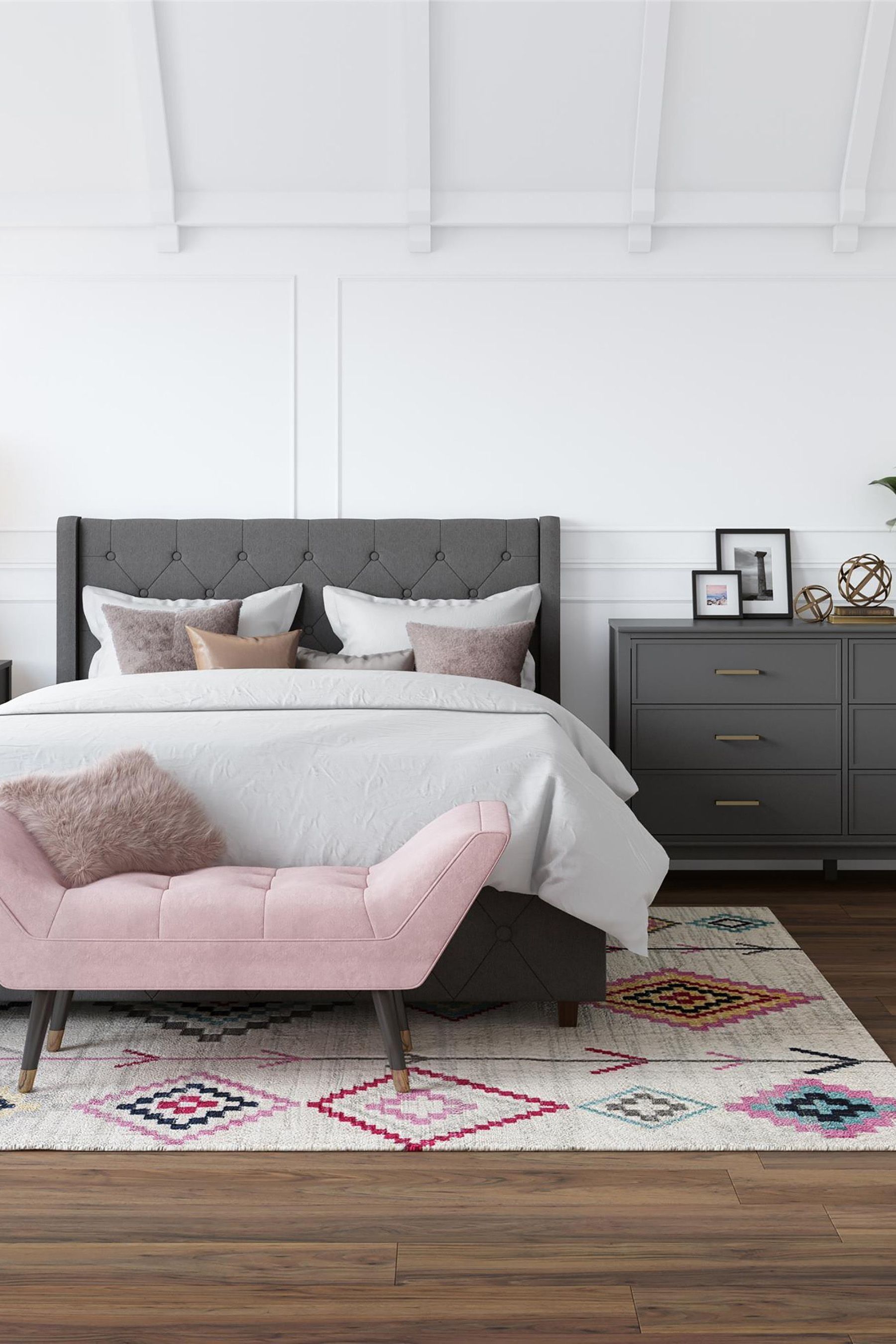 Buy CosmoLiving Grey Westerleigh Six Drawers Chest from the Next UK ...