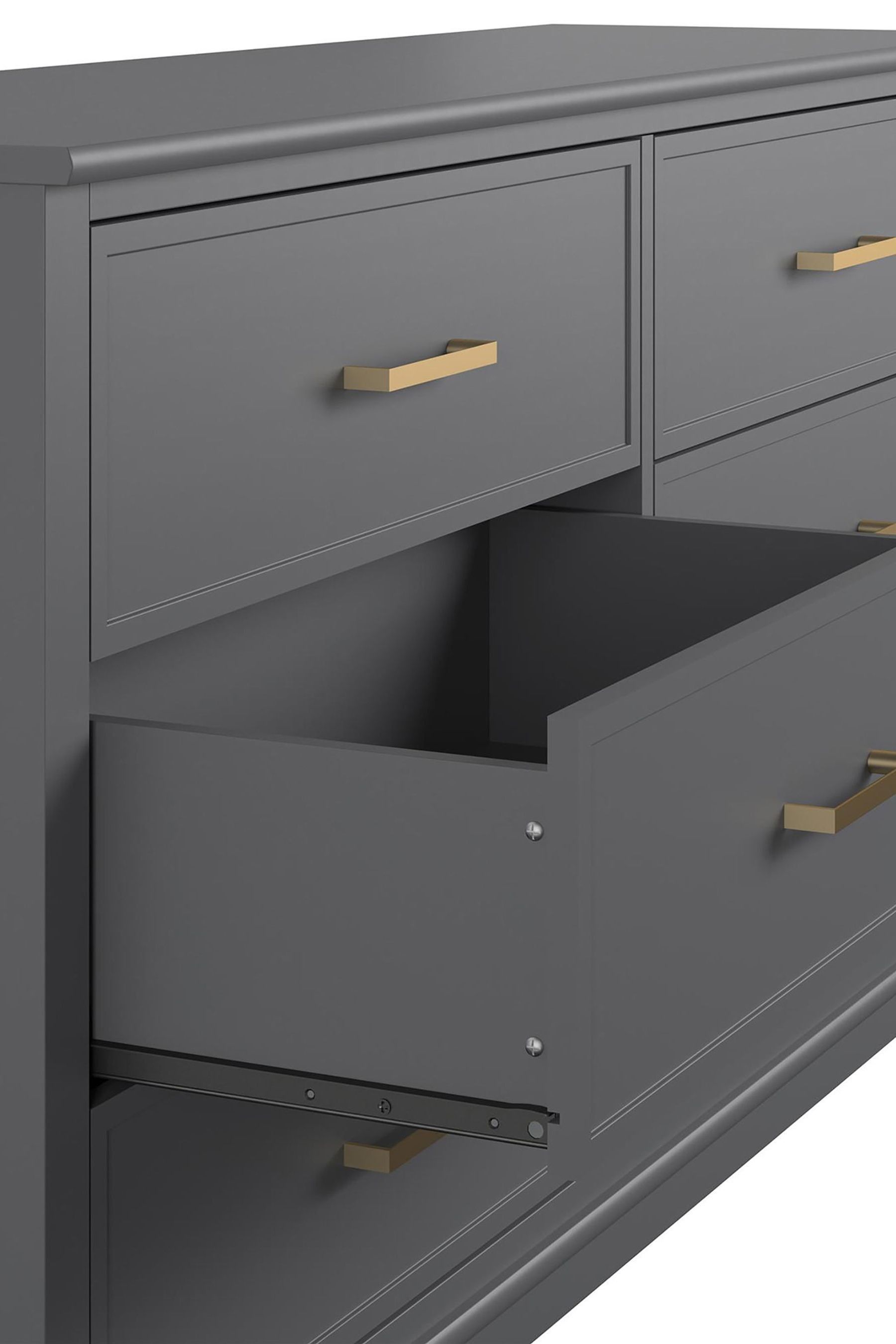 Buy CosmoLiving Grey Westerleigh Six Drawers Chest from the Next UK ...
