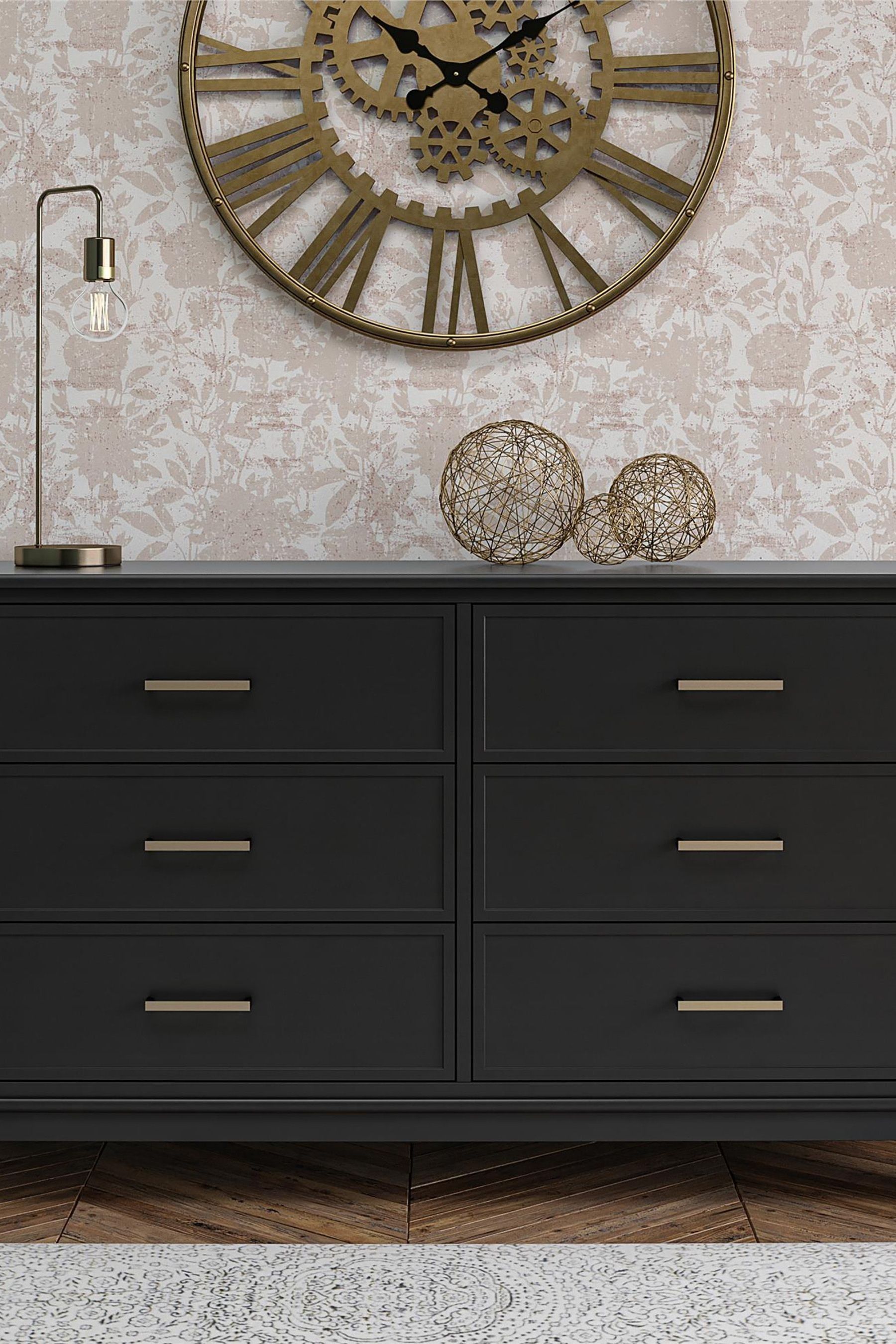 Buy CosmoLiving Black Westerleigh Six Drawers Chest from the Next UK ...