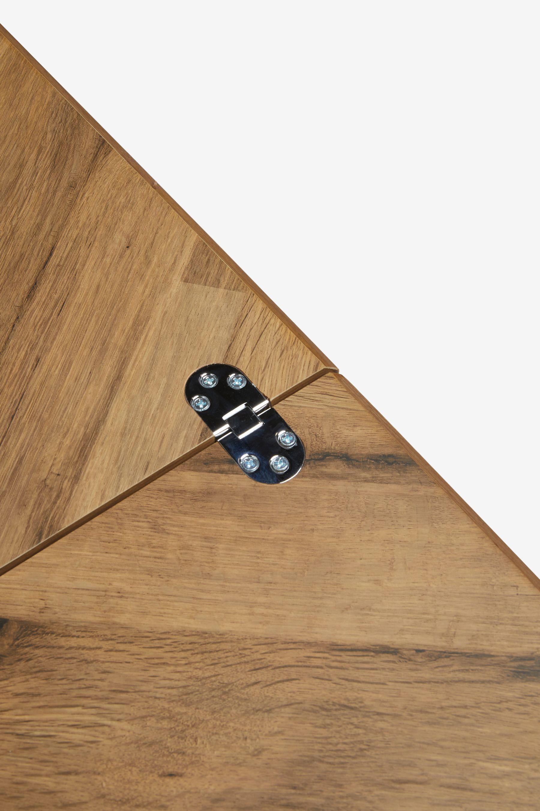 Buy Dark Bronx Oak Effect Console 2 to 4 Seater Extending Dining Table ...