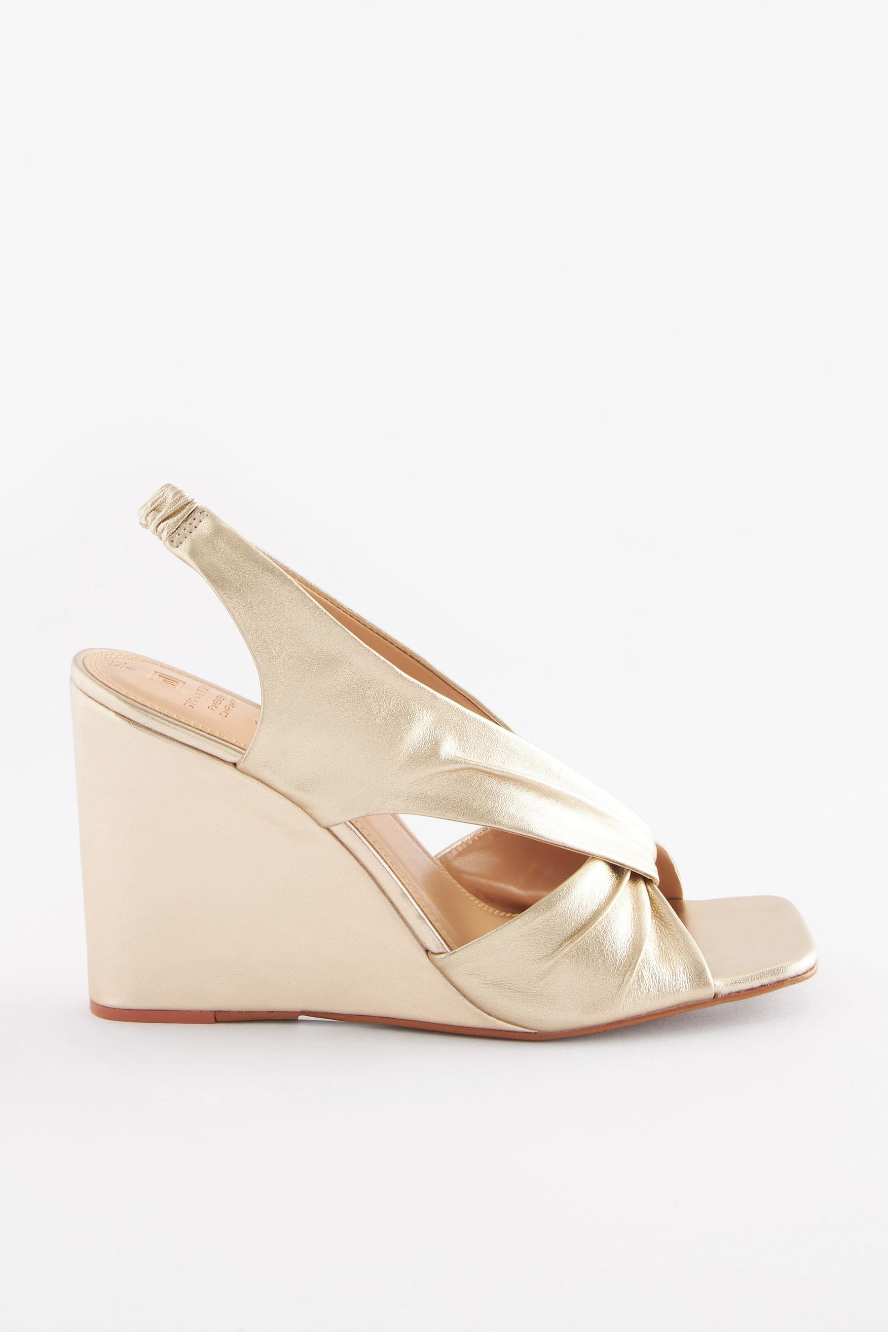 Buy Signature Leather Knot Wedges from Next Ireland