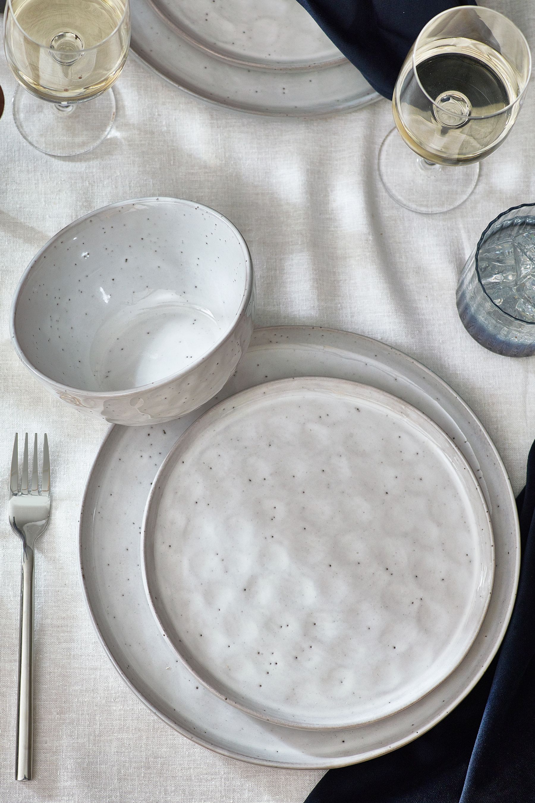 Buy Grey Willow 12 Piece Dinner Set from the Next UK online shop