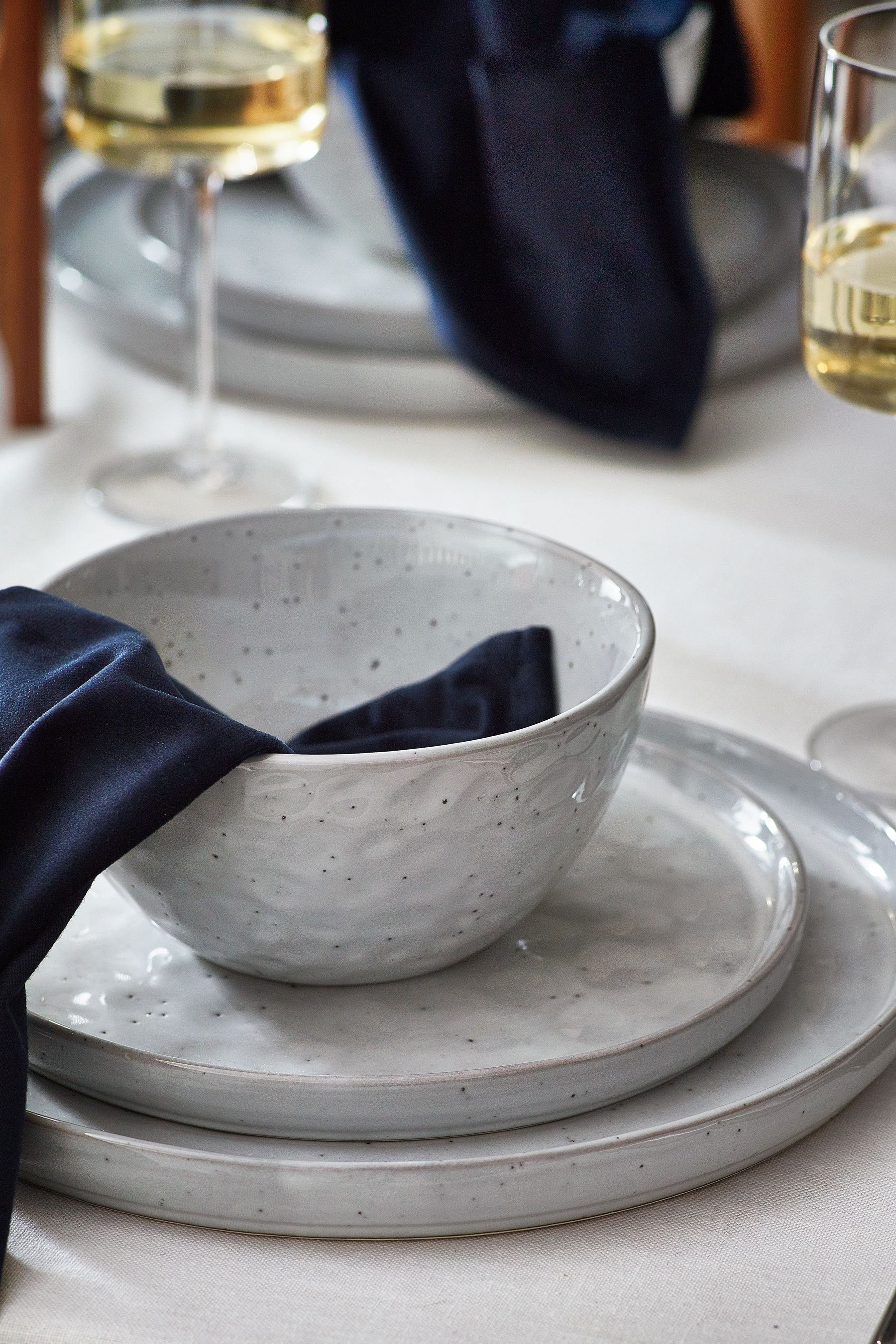 Buy Grey Willow 12 Piece Dinner Set from the Next UK online shop