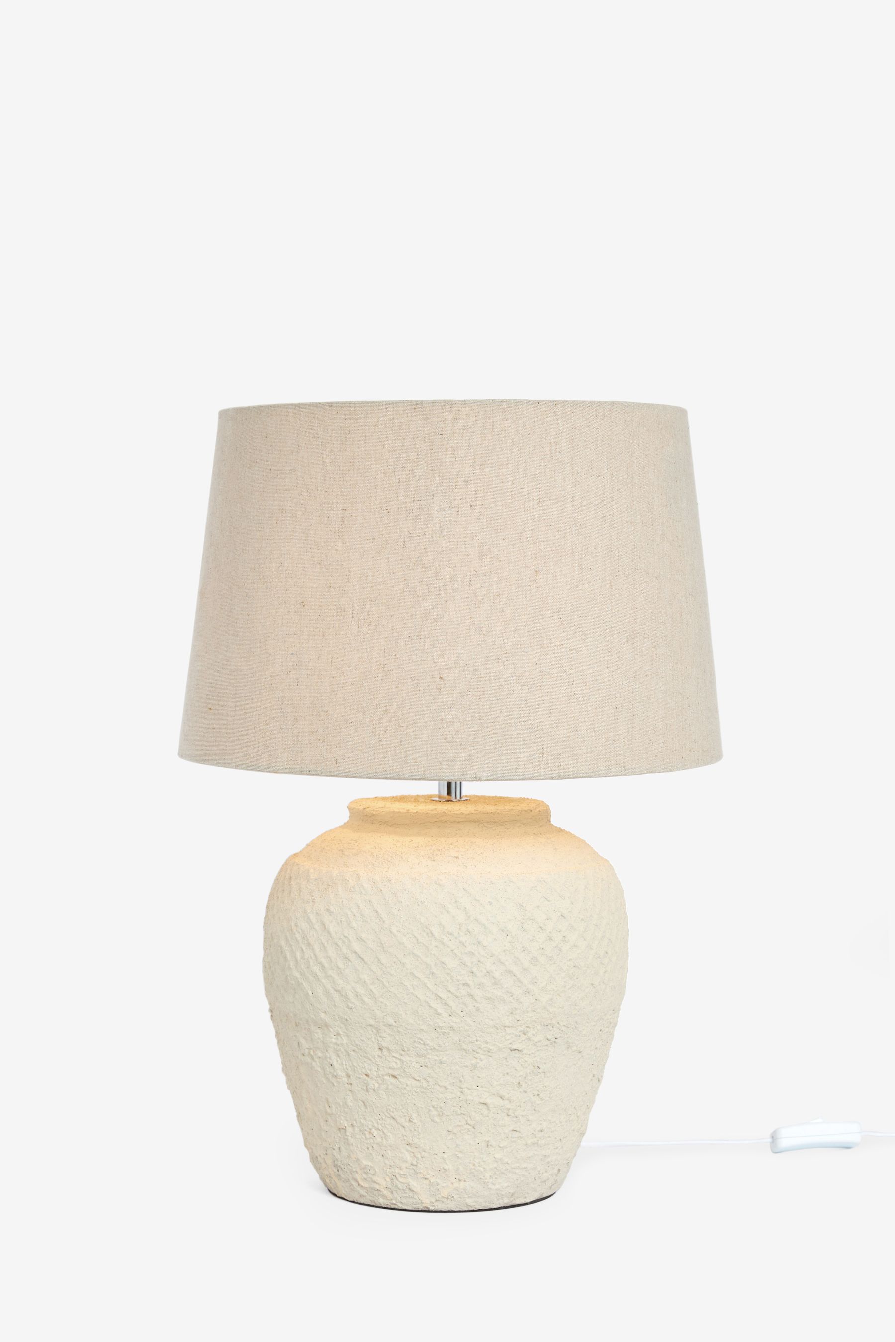 Buy Ivory Cream Moreton Large Table Lamp from Next Ireland