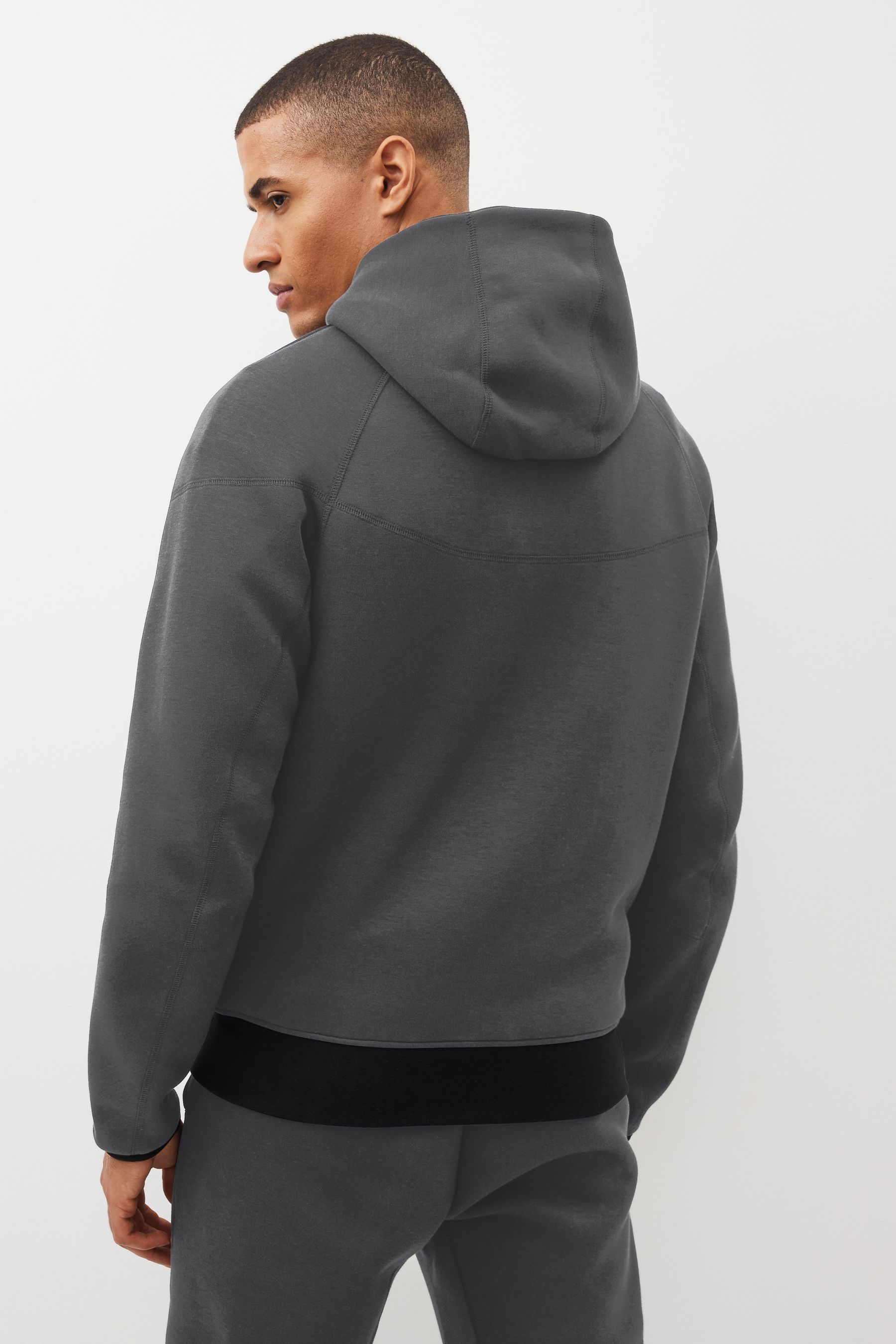 Buy Nike Dark Grey Tech Fleece Full Zip Hoodie from the Next UK online shop