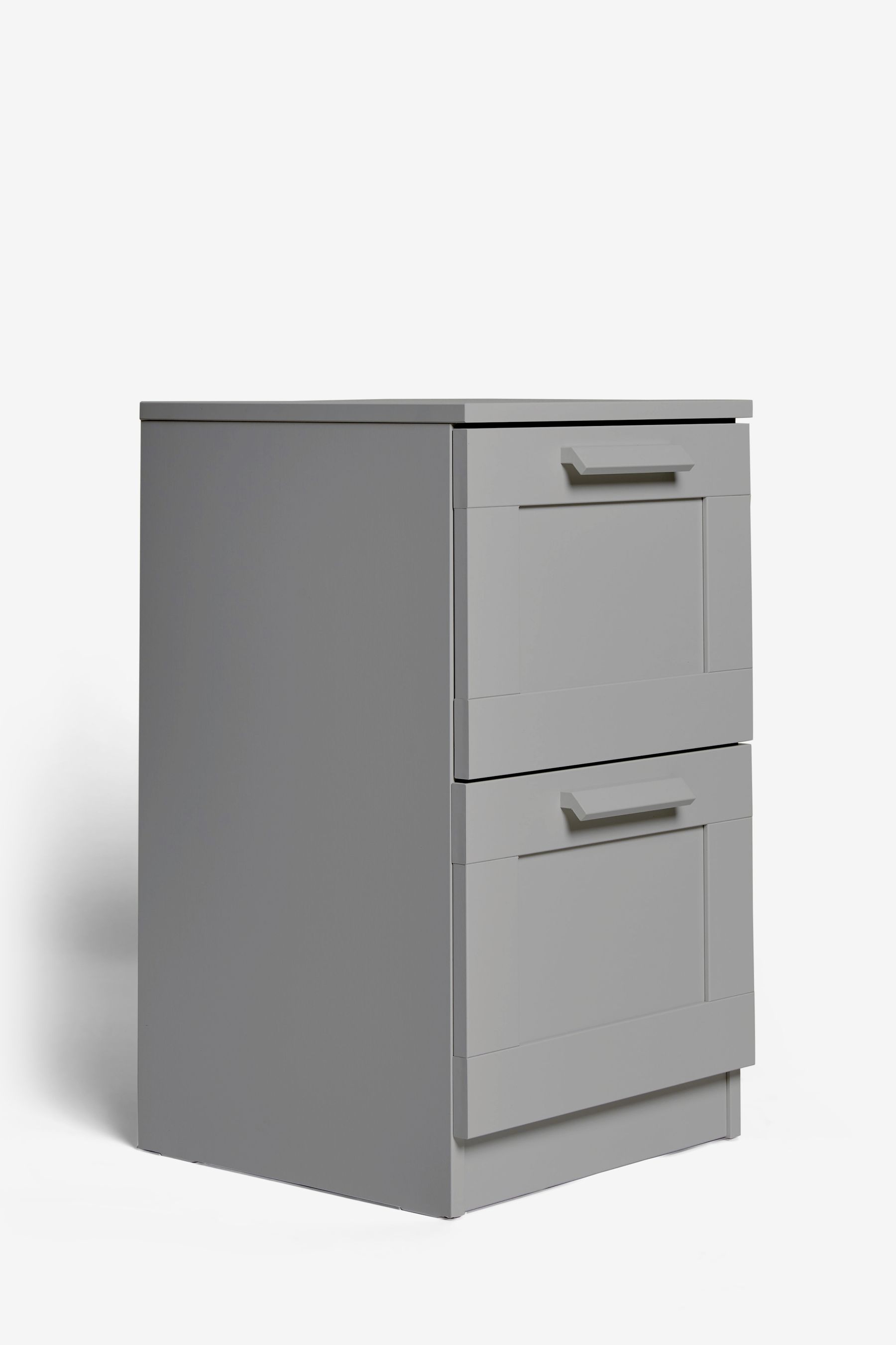 Buy Grey Flynn 2 Drawer Bedside Table from the Next UK online shop