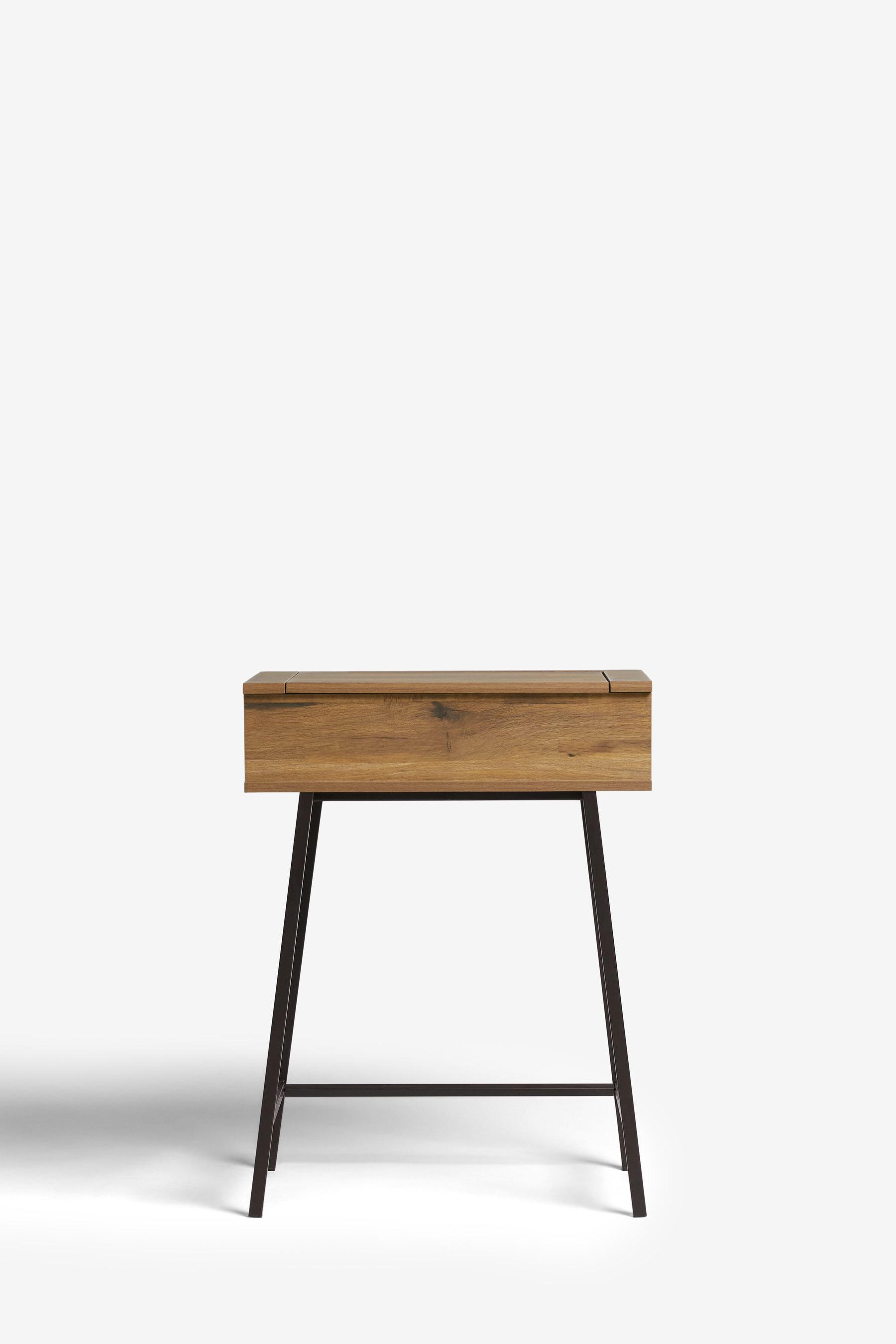 Buy Dark Bronx Oak Effect Space Saving Console Dressing Table from the ...