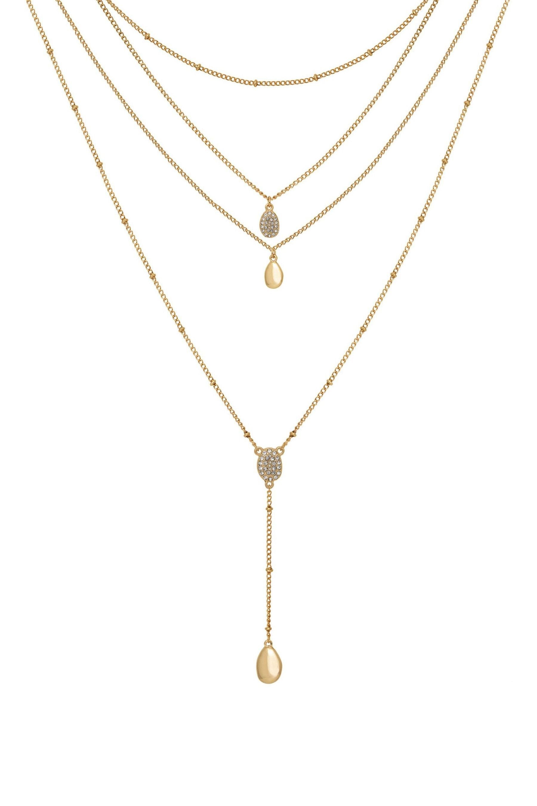 Buy Caramel Jewellery London Gold Tone Multi Layered "Free Spirit ...